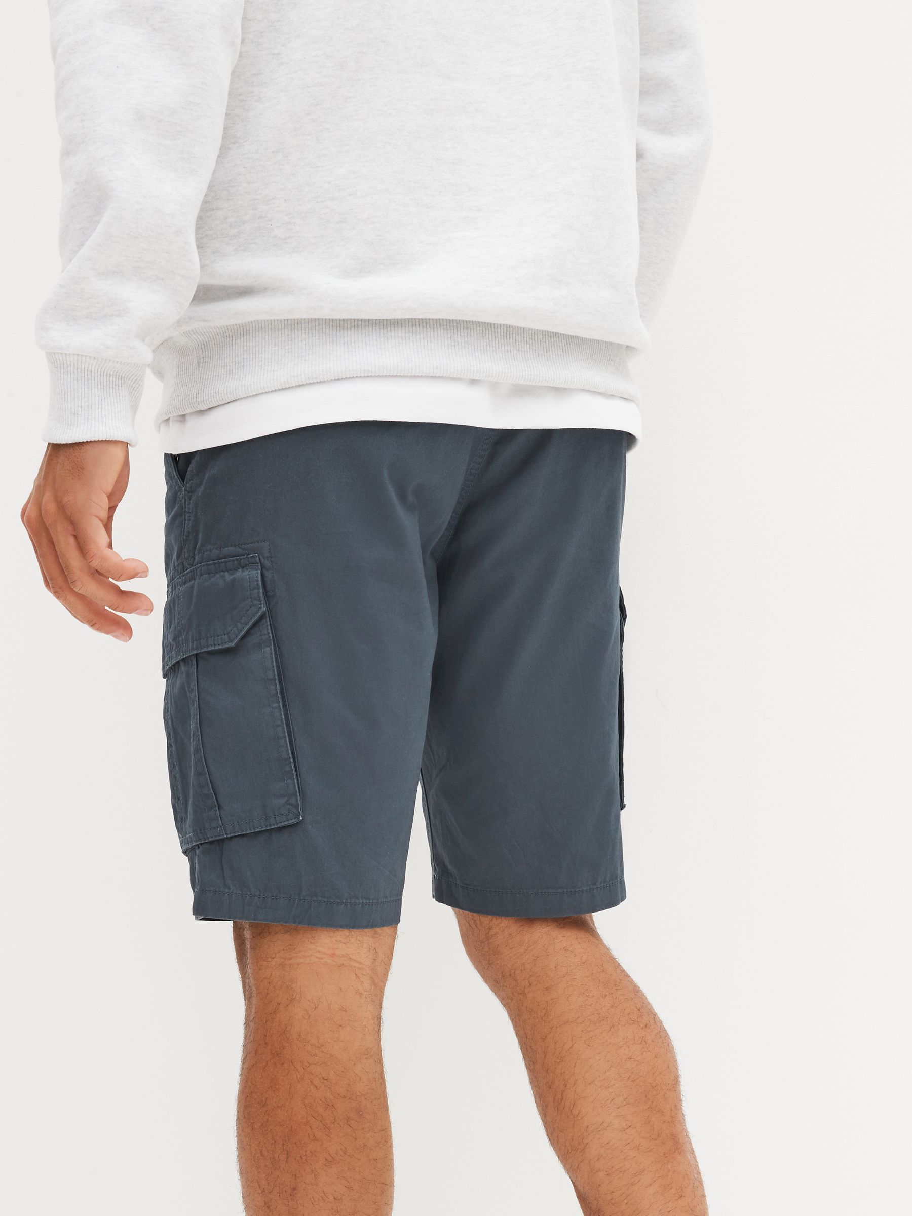 Buy Blue 100% Cotton Cargo Shorts from Next United Arab Emirates