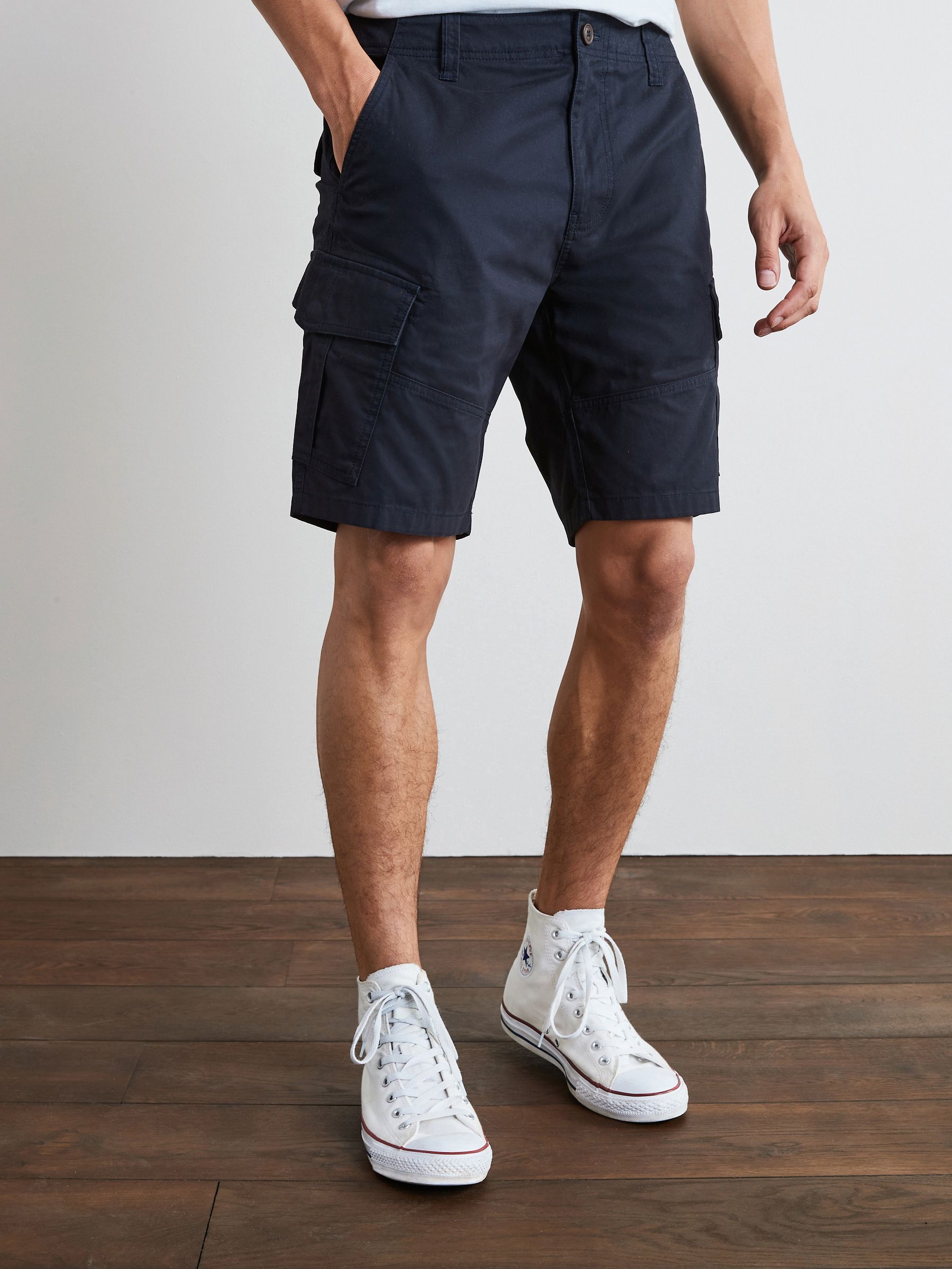 Buy Navy Blue 100% Cotton Cargo Shorts from the Next UK online shop