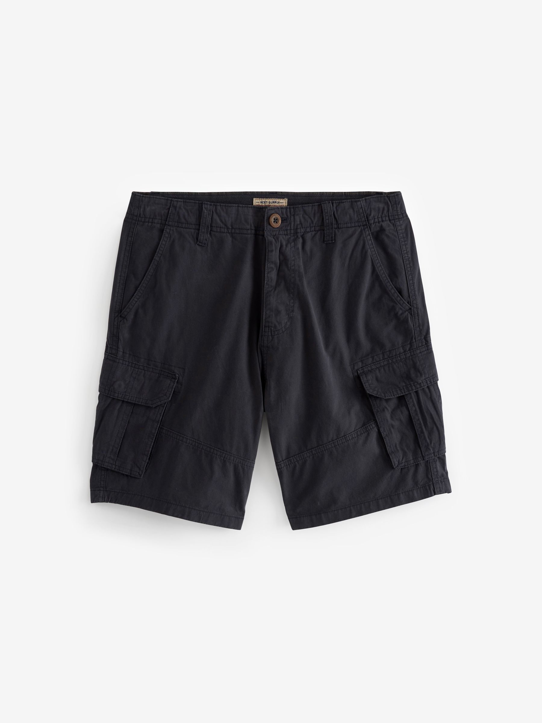 Buy Navy Blue 100% Cotton Cargo Shorts from the Next UK online shop