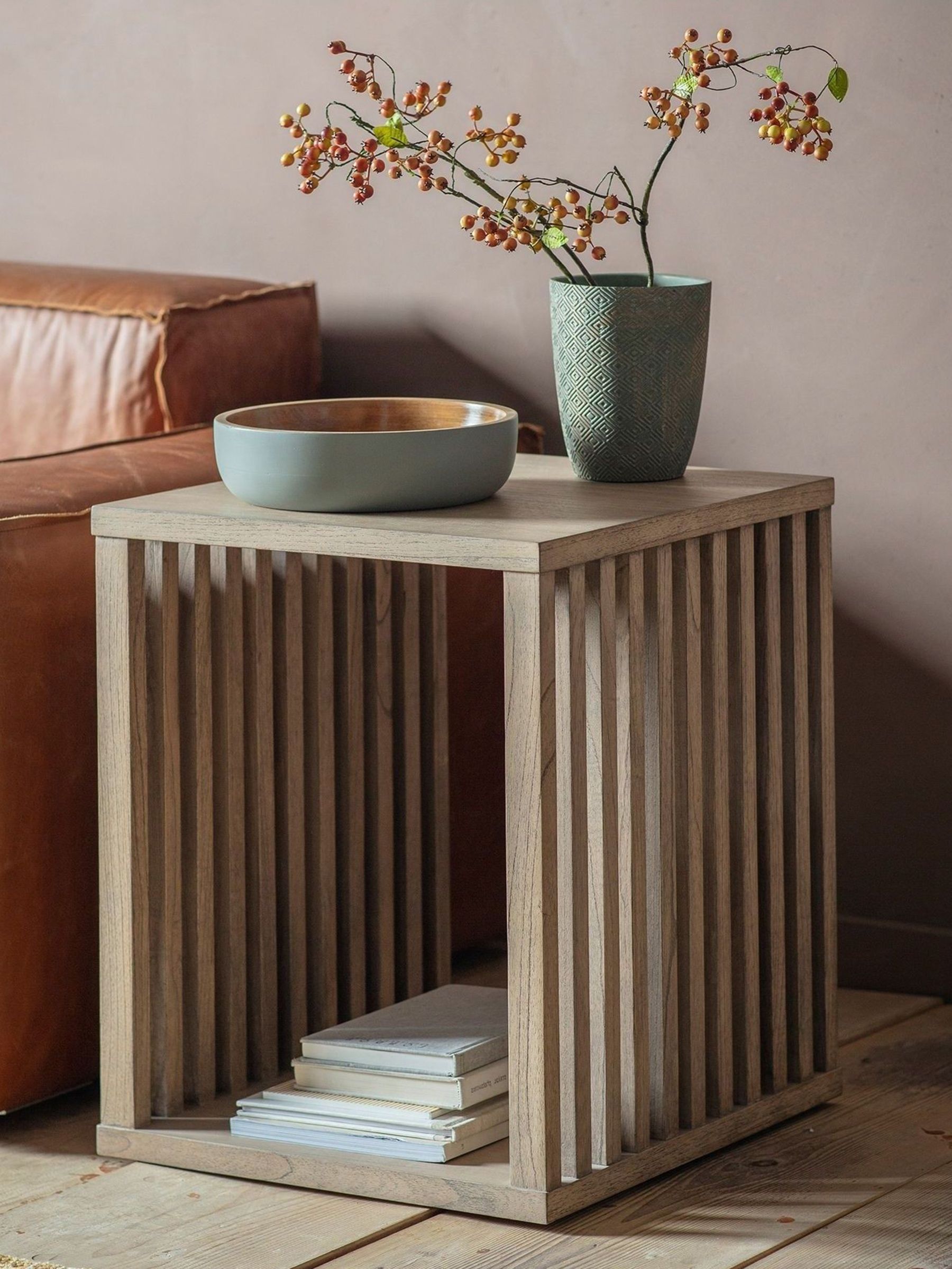 Buy Gallery Home Natural Brogan Side Table from the Next UK online shop