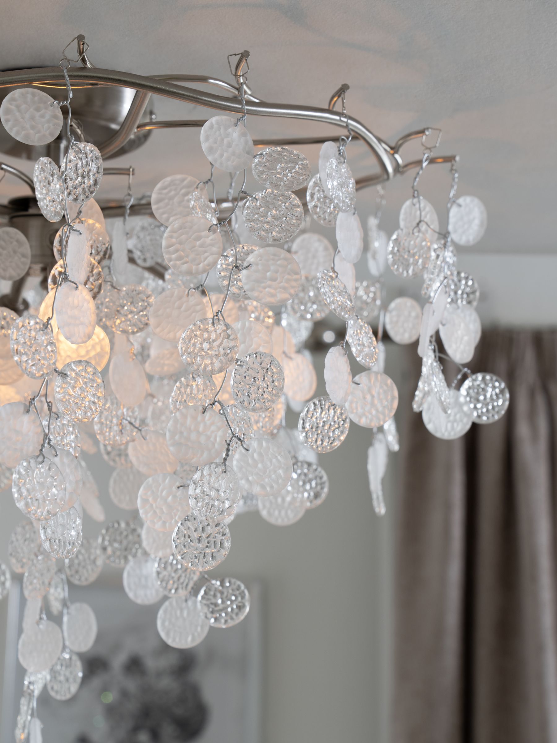 Buy Clear Lunaria 4 Light Flush Ceiling Light from the Next UK online shop