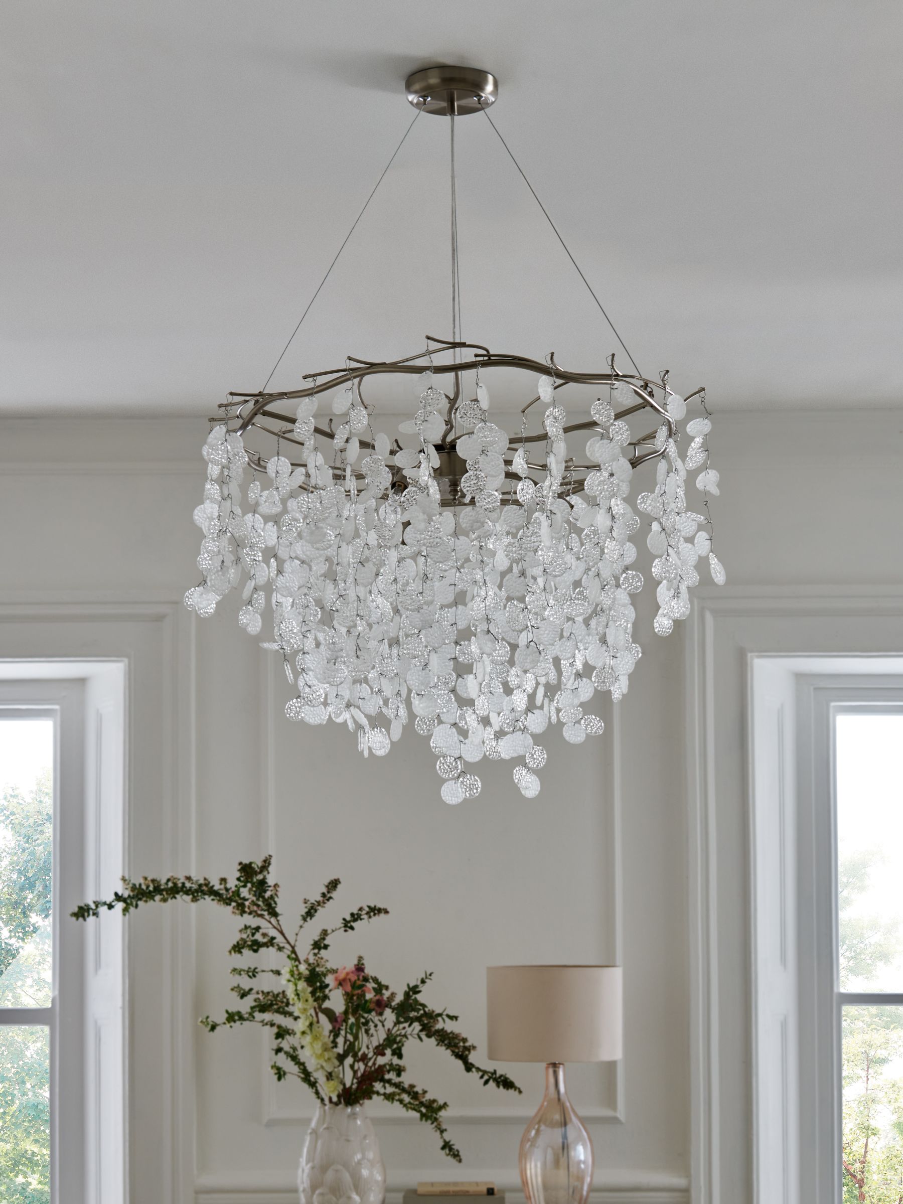 Buy Clear Lunaria 6 Light Chandelier Light from the Next UK online shop