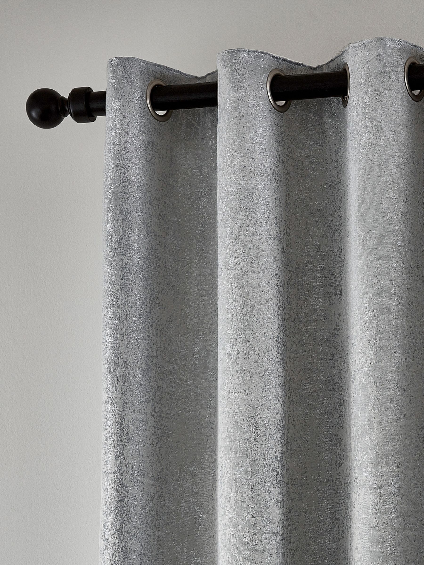 Buy Helena Springfield Silver Roma Lined Eyelet Curtains from Next Ireland