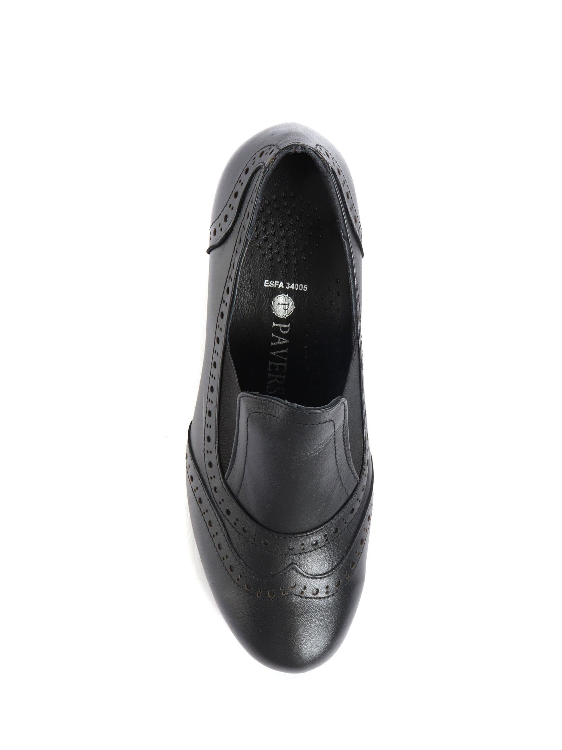 Buy Pavers Black Ladies Leather Heeled Shoes from the Next UK online shop