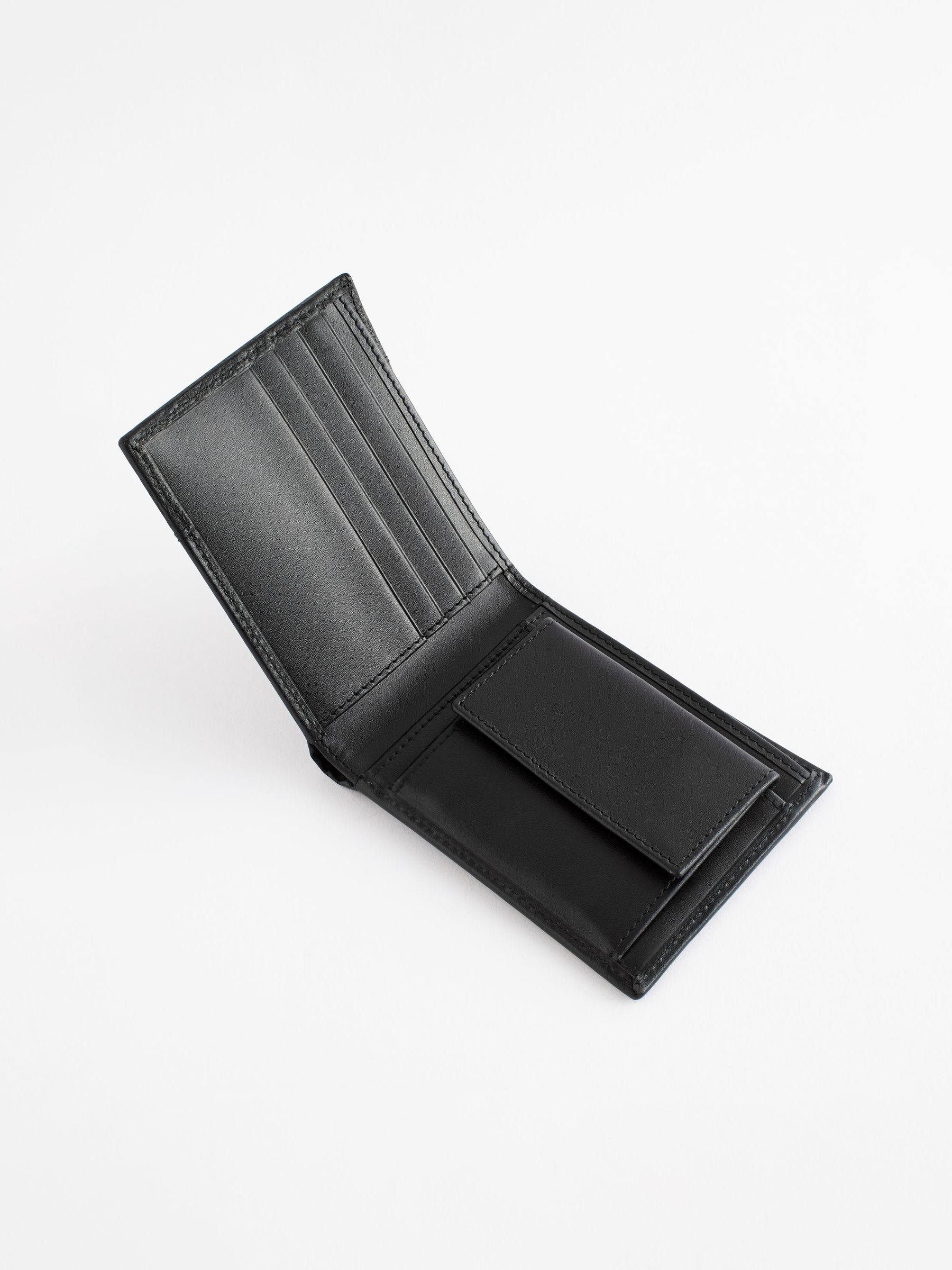 Buy Black Leather Stag Badge Wallet from the Next UK online shop