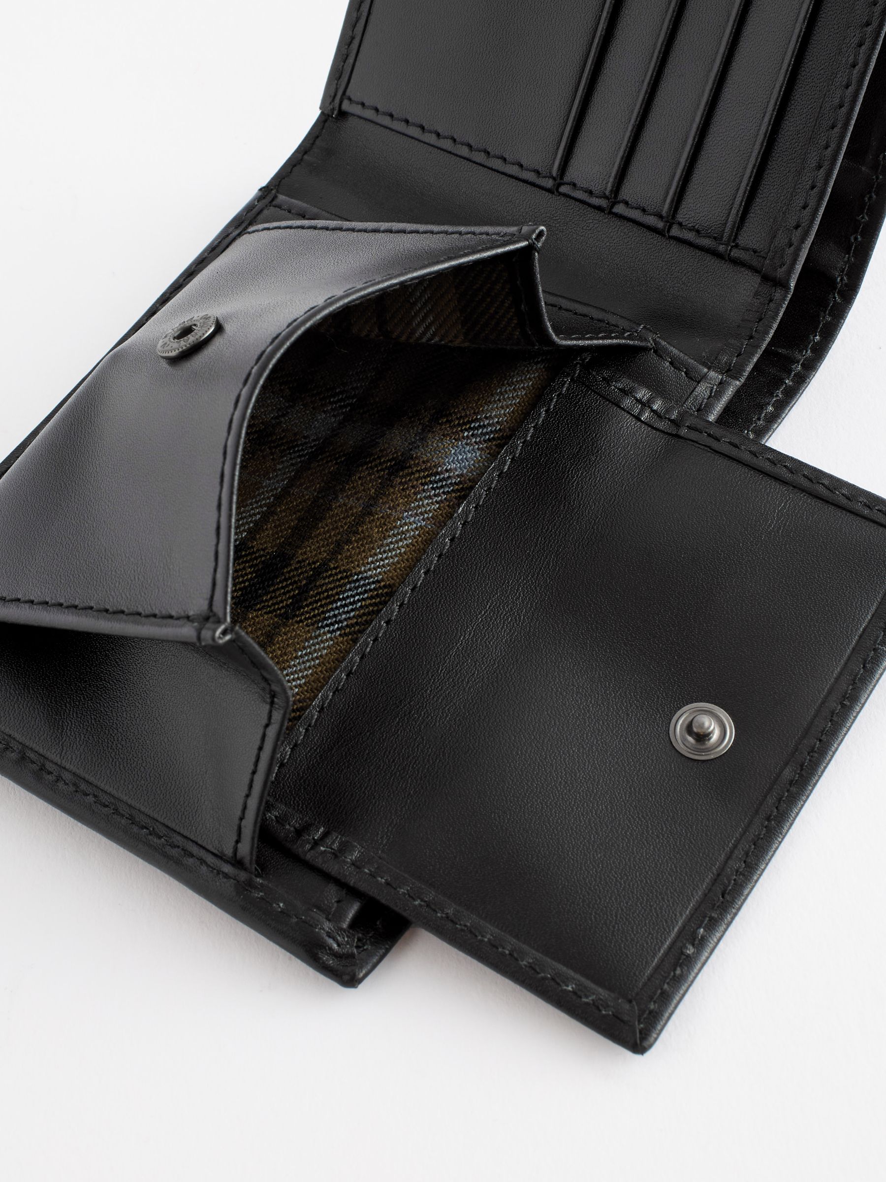 Buy Black Leather Stag Badge Wallet from the Next UK online shop