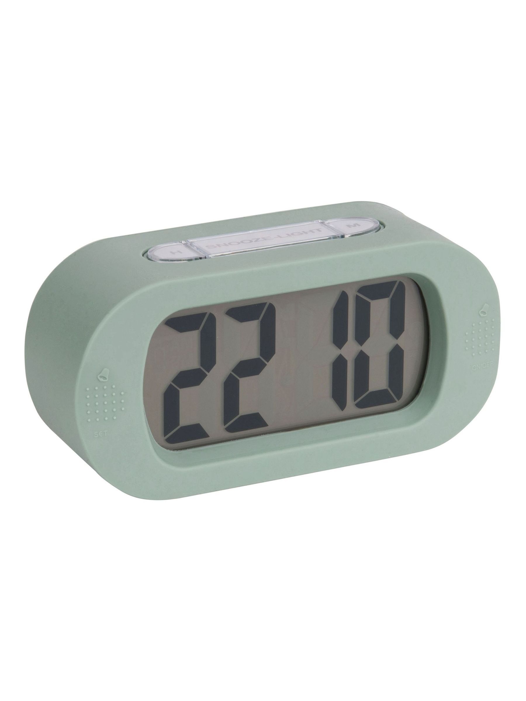 Buy Karlsson Green Copper LED Mirror Alarm Clock from the Next UK ...