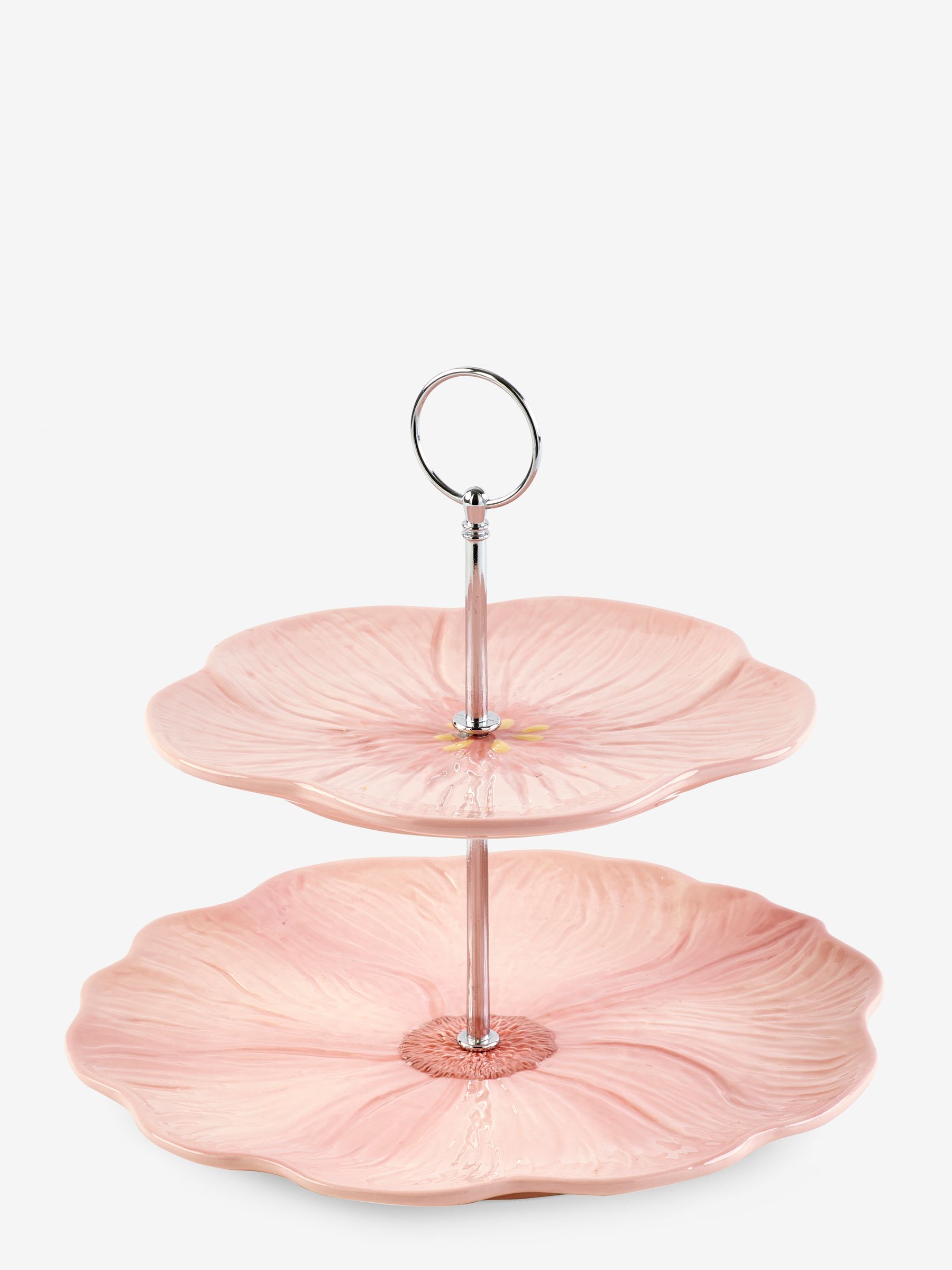 Buy Pink Two Tier Flower Cake Stand from the Next UK online shop