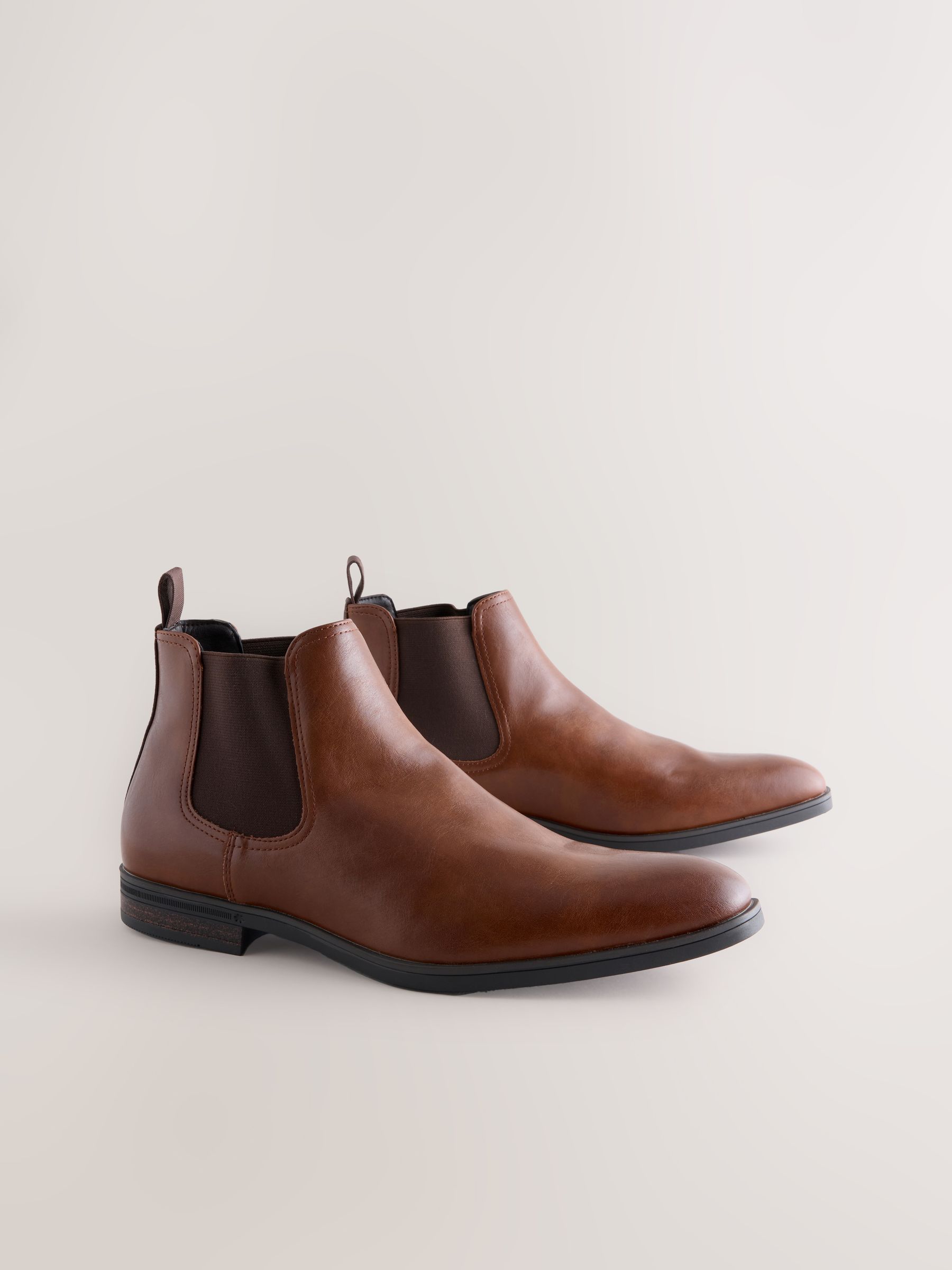 Buy Dark Tan Chelsea Boots from the Next UK online shop