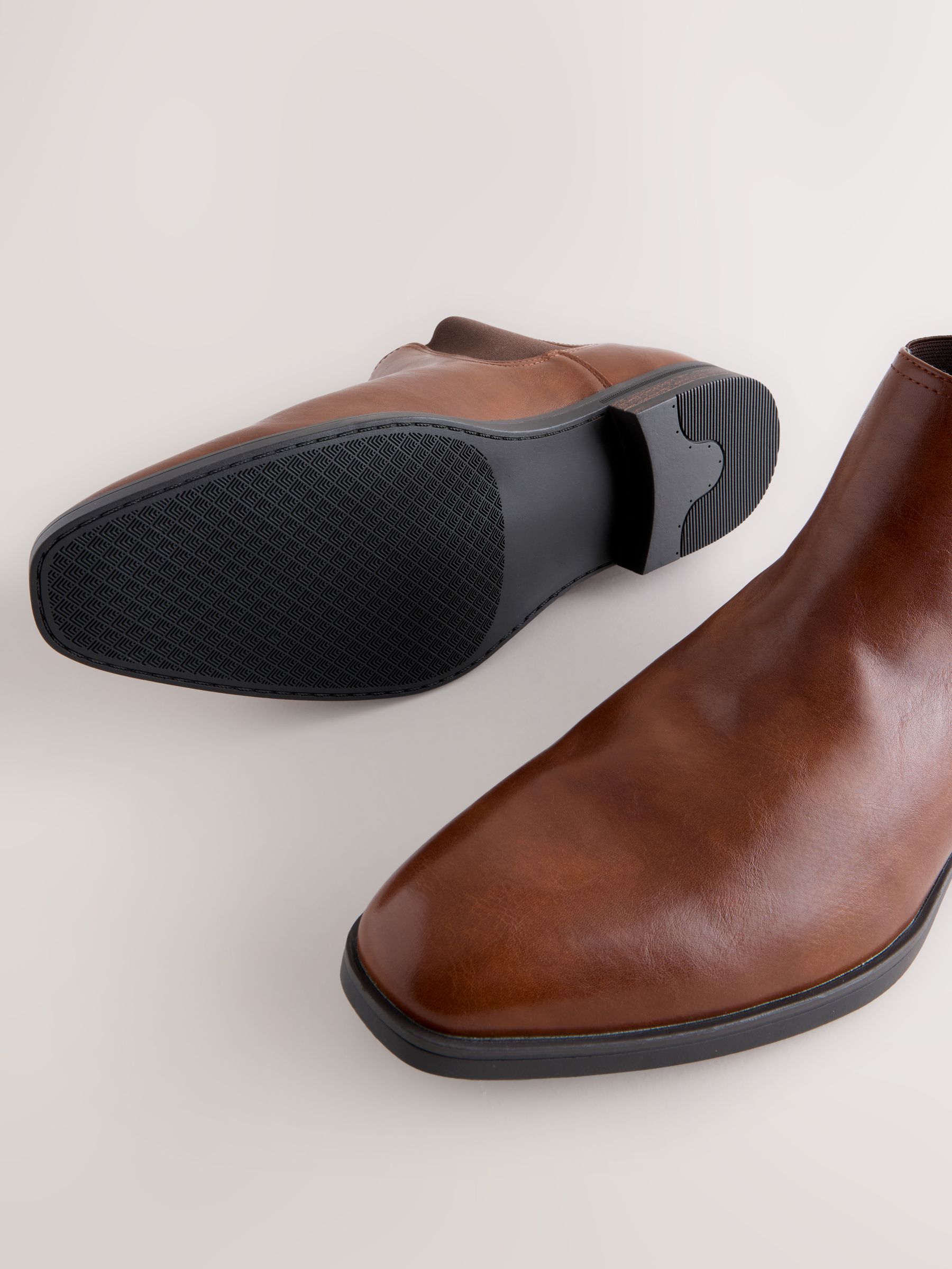 Buy Dark Tan Chelsea Boots from the Next UK online shop