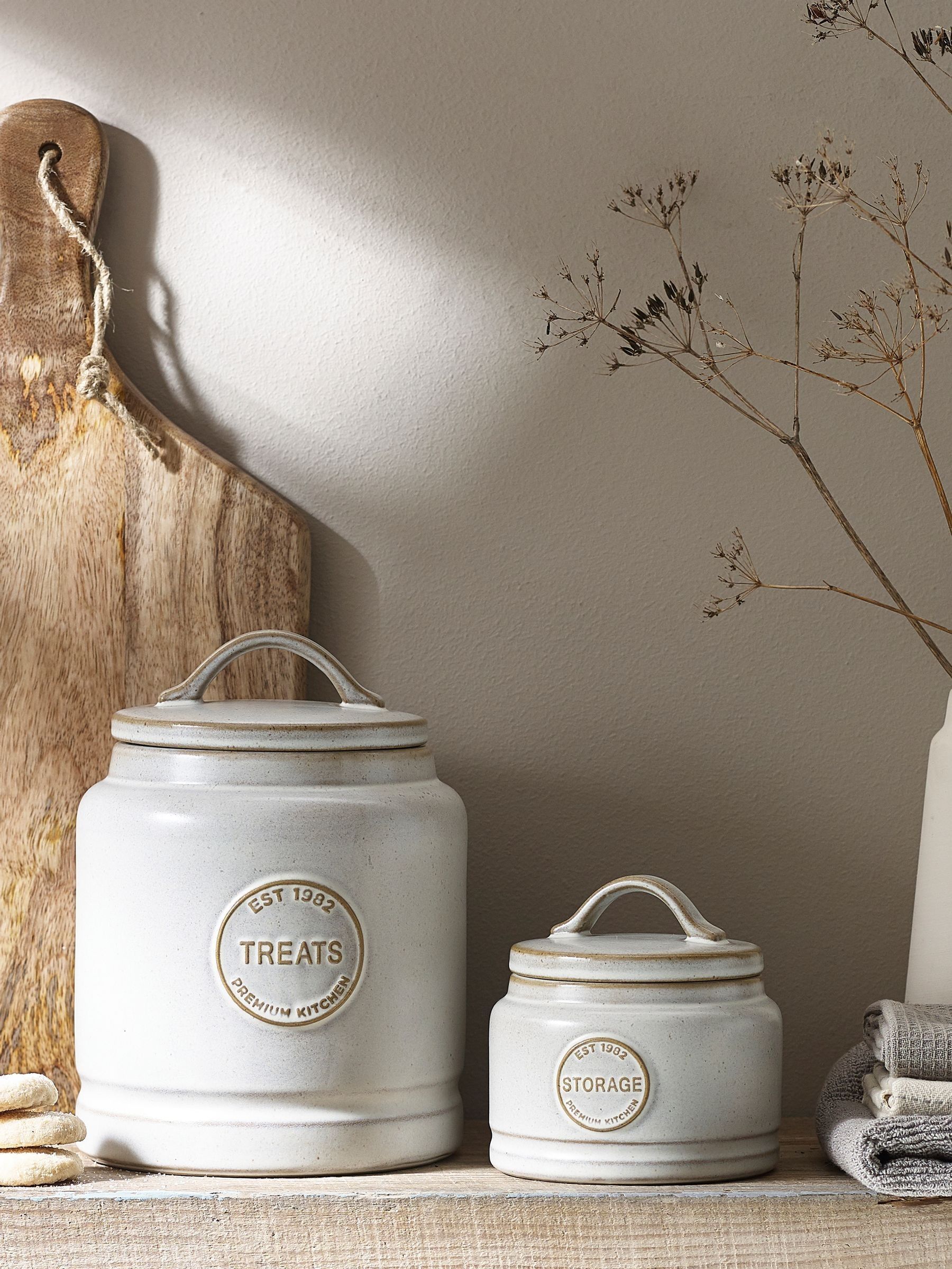 Buy Natural Country Badge Single Storage Jars from the Next UK online shop
