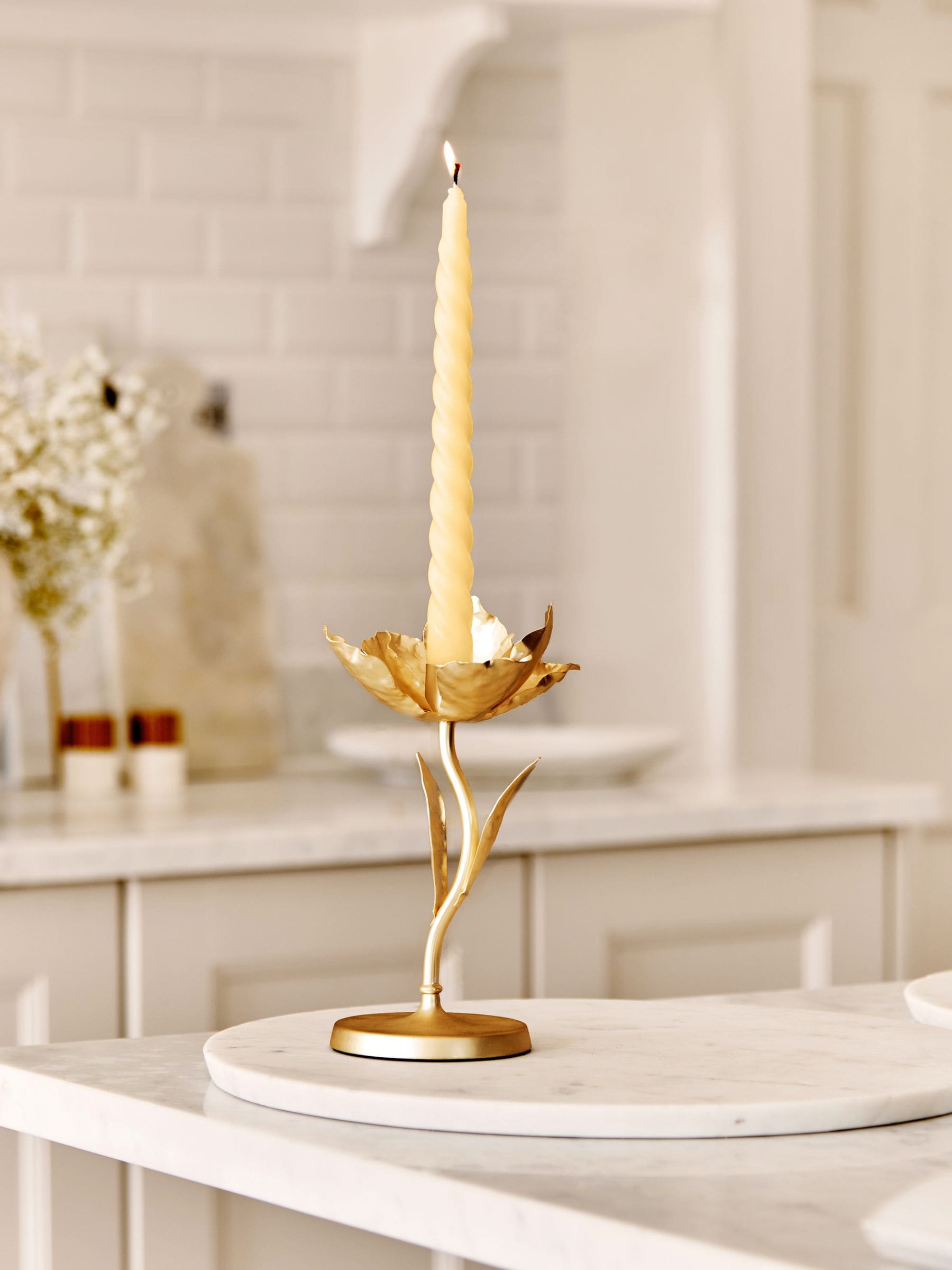 Taper candle holders gold store