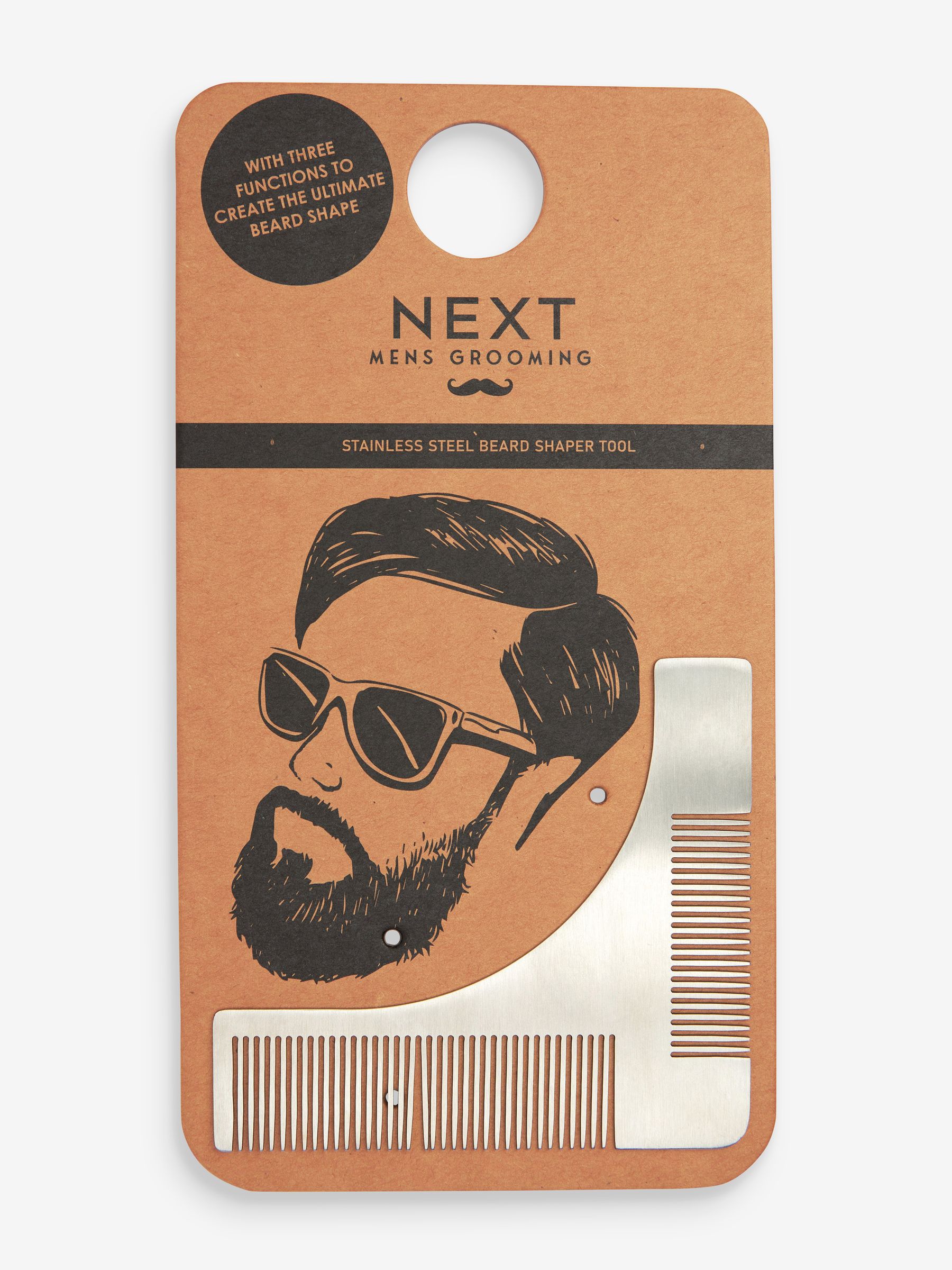 Buy Metal Beard Shaper and Comb from Next Japan