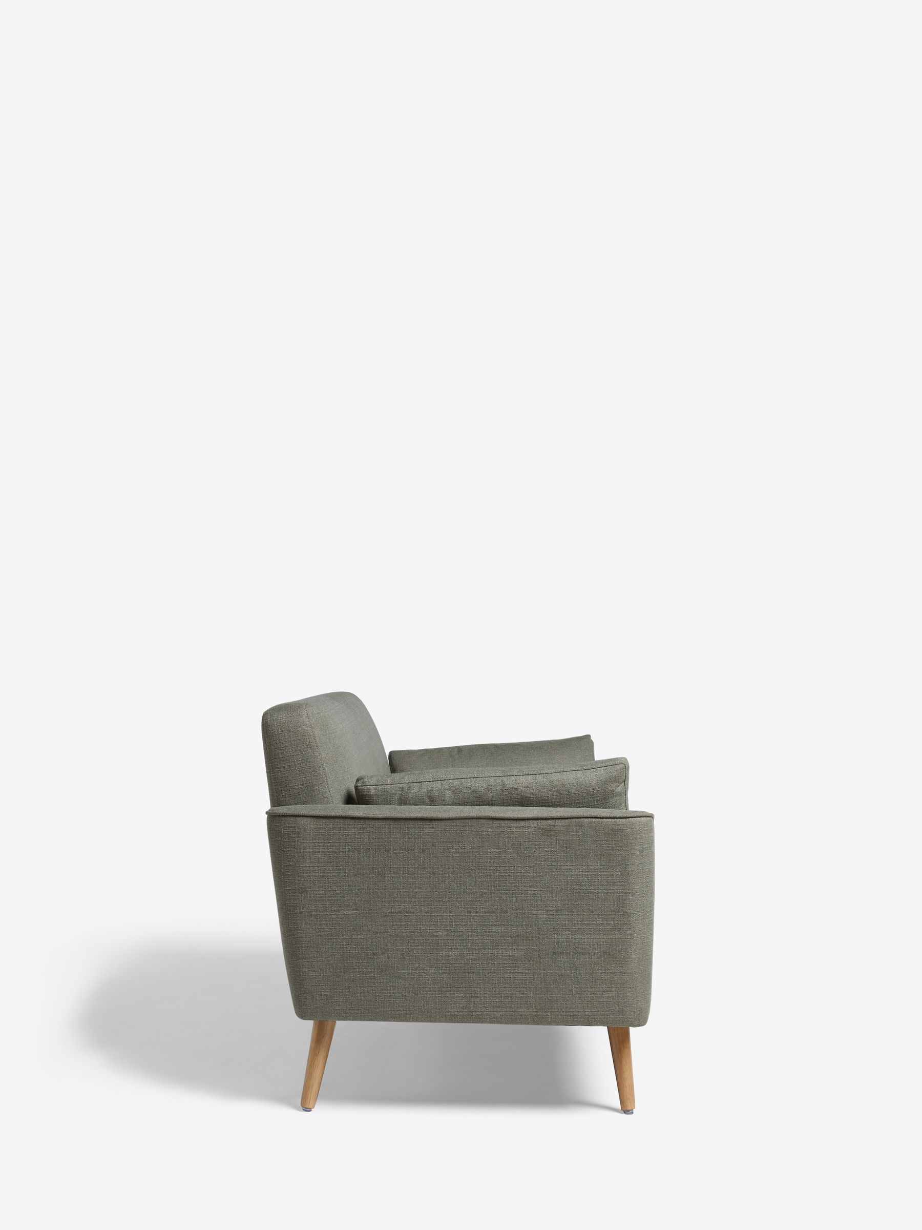 Buy Soft Linen Look Sage Green Mila 2 Seater Small 'Sofa In A Box' from ...