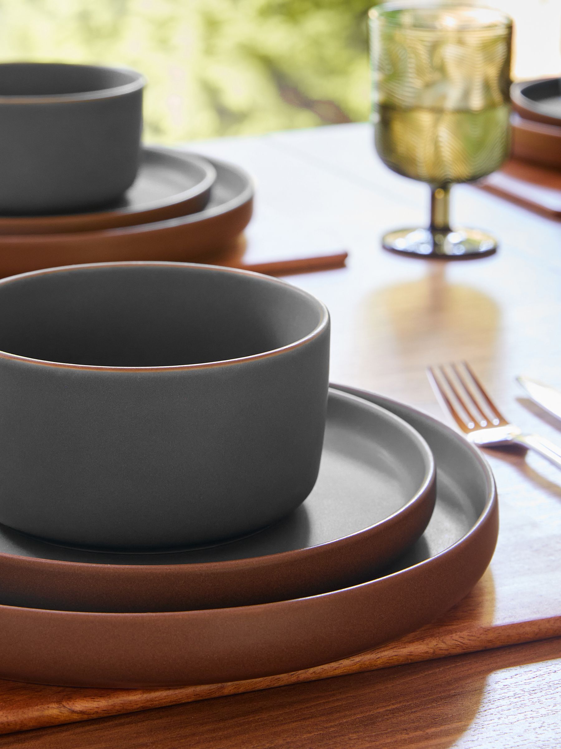 Buy 12 Piece Teal Green Hadley Dinner Set from Next Ireland