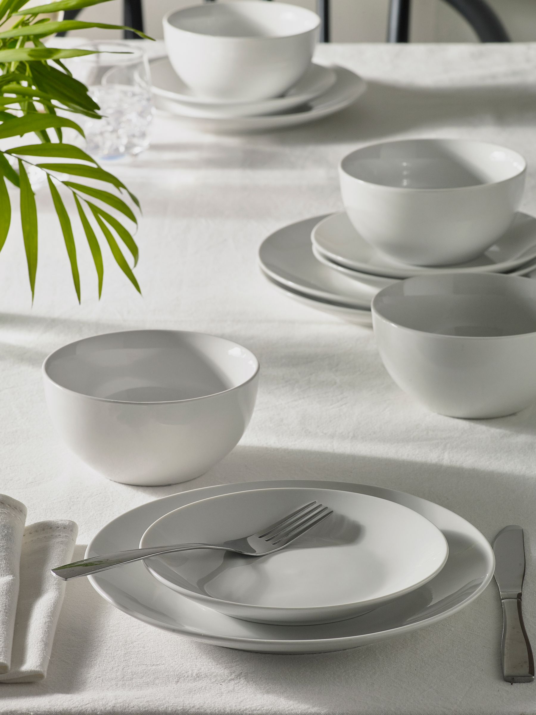 Buy White 12 Piece Nova Small Dinner Set from the Next UK online shop