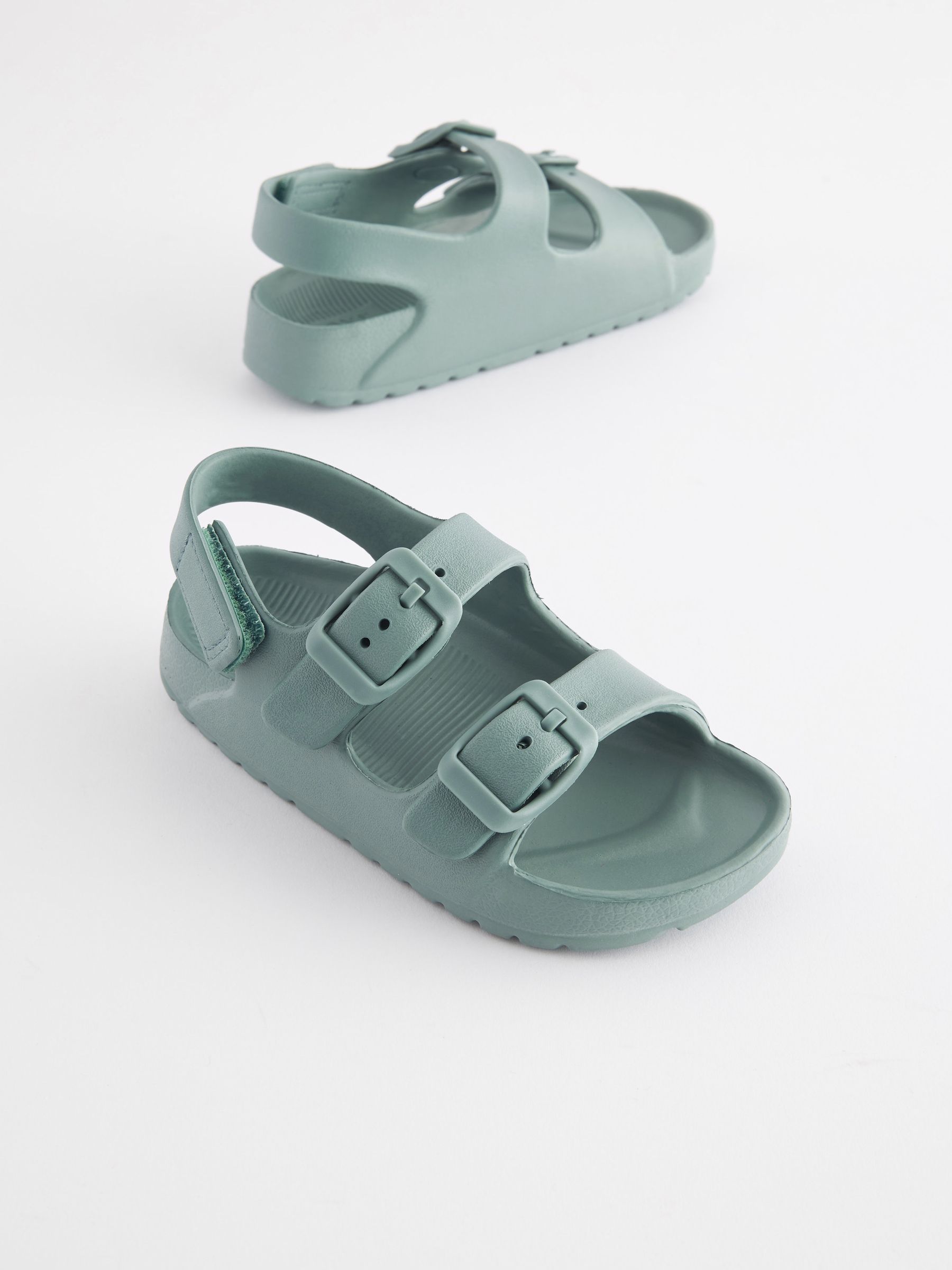 Buy Mint Green - Double Buckle Ankle Strap EVA Sandals from Next Germany