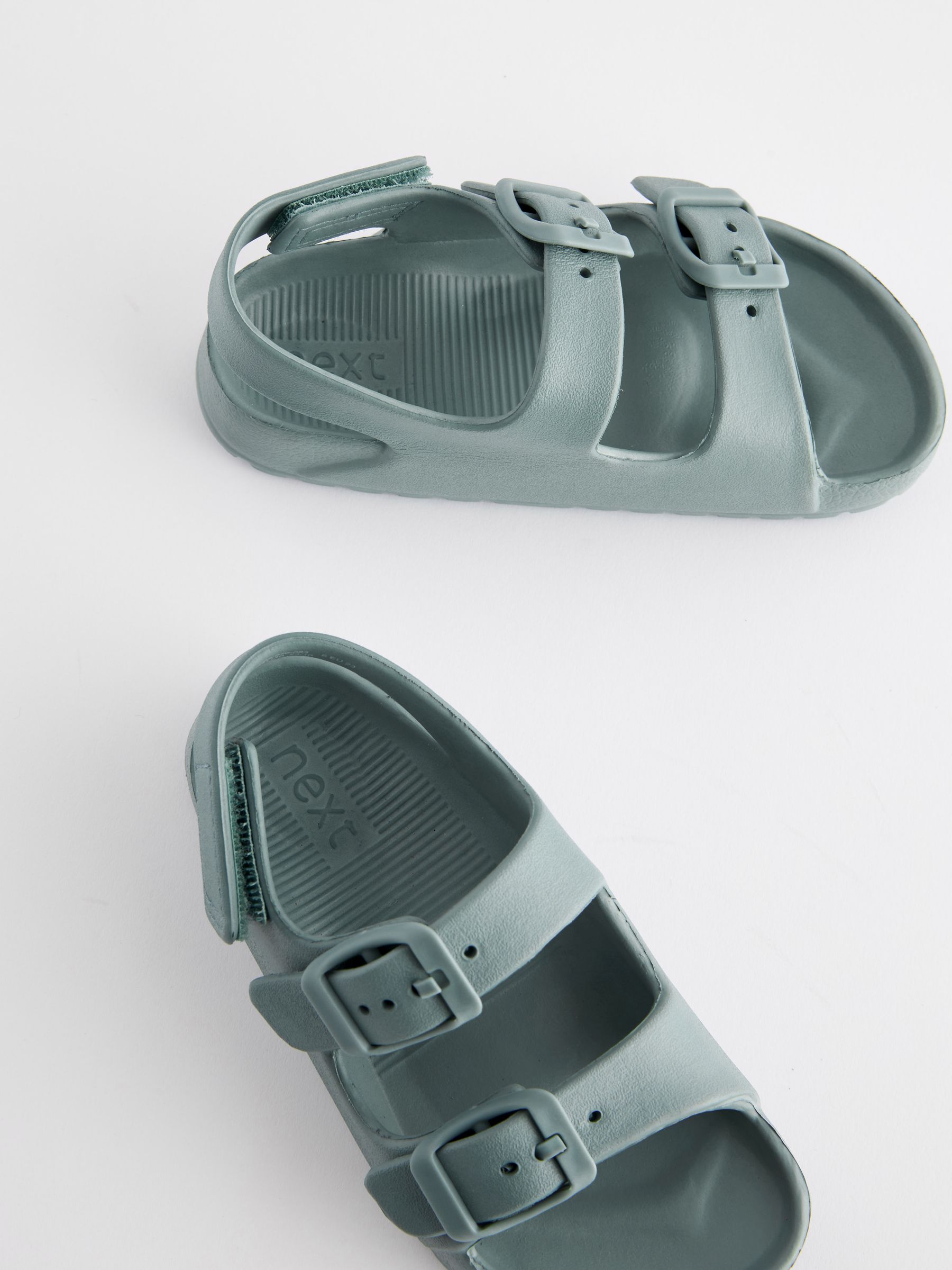 Buy Blue Double Buckle Ankle Strap EVA Sandals from Next Australia