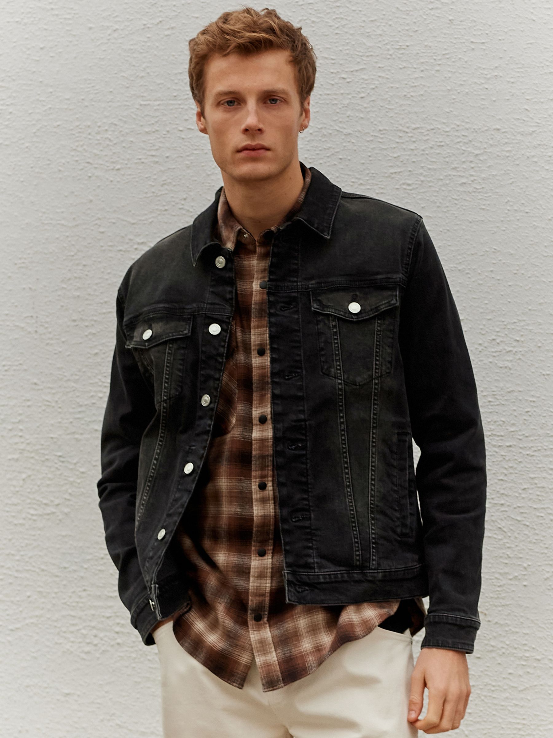 Buy Black - Denim Jacket from Next Japan