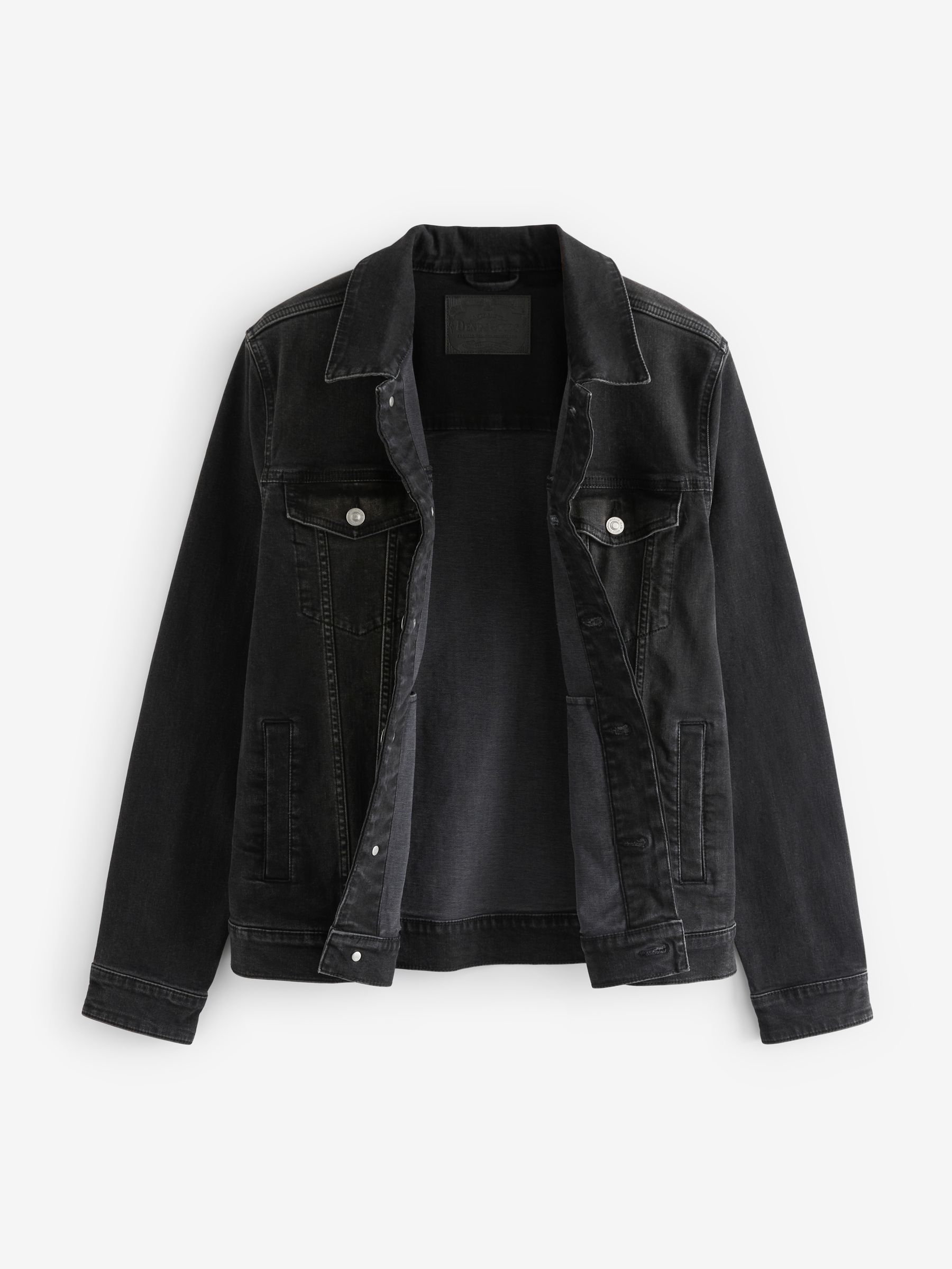Buy Black Denim Jacket from the Next UK online shop