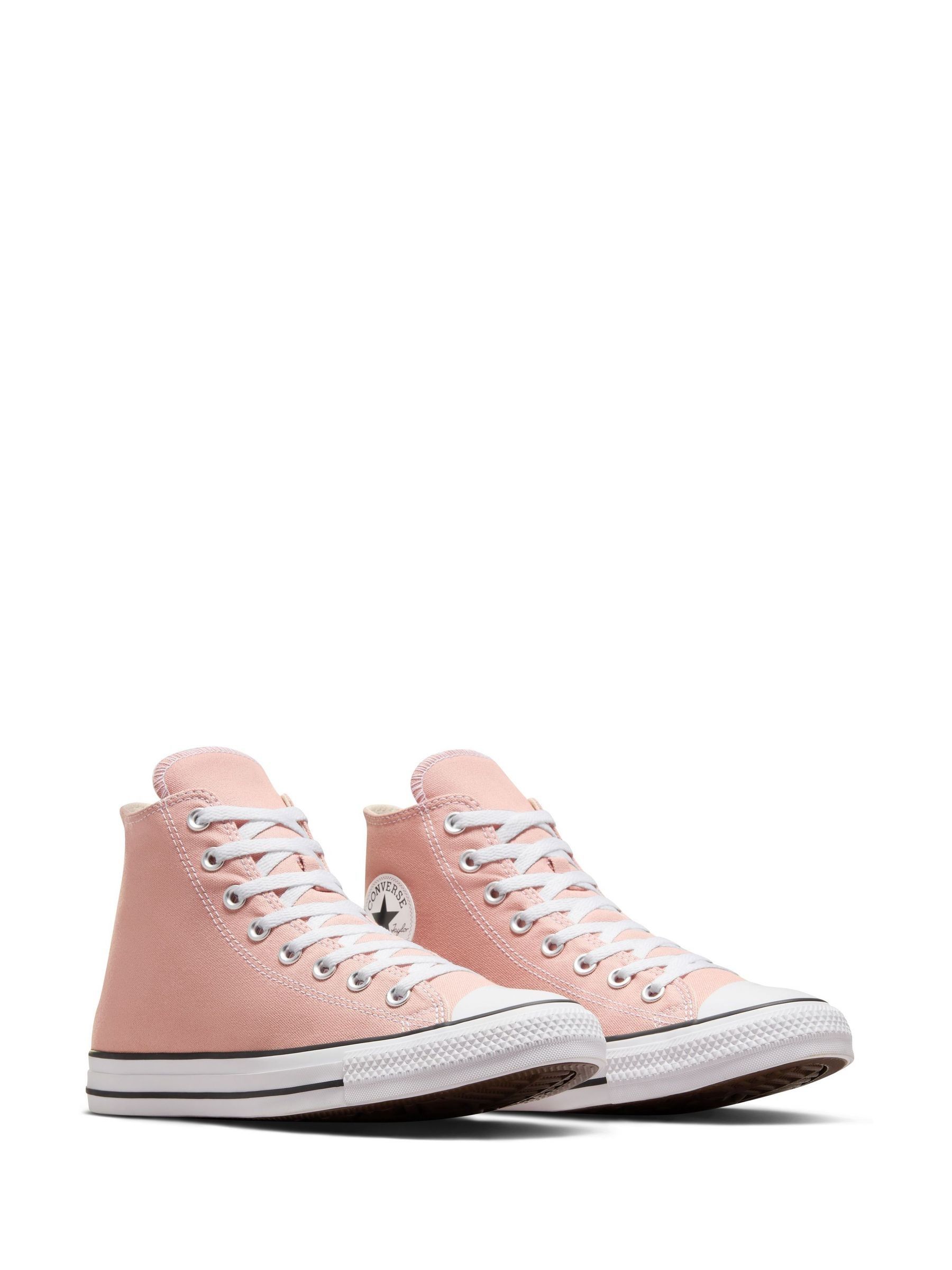 Buy Converse Light Pink Chuck Taylor All Star High Trainers from the ...