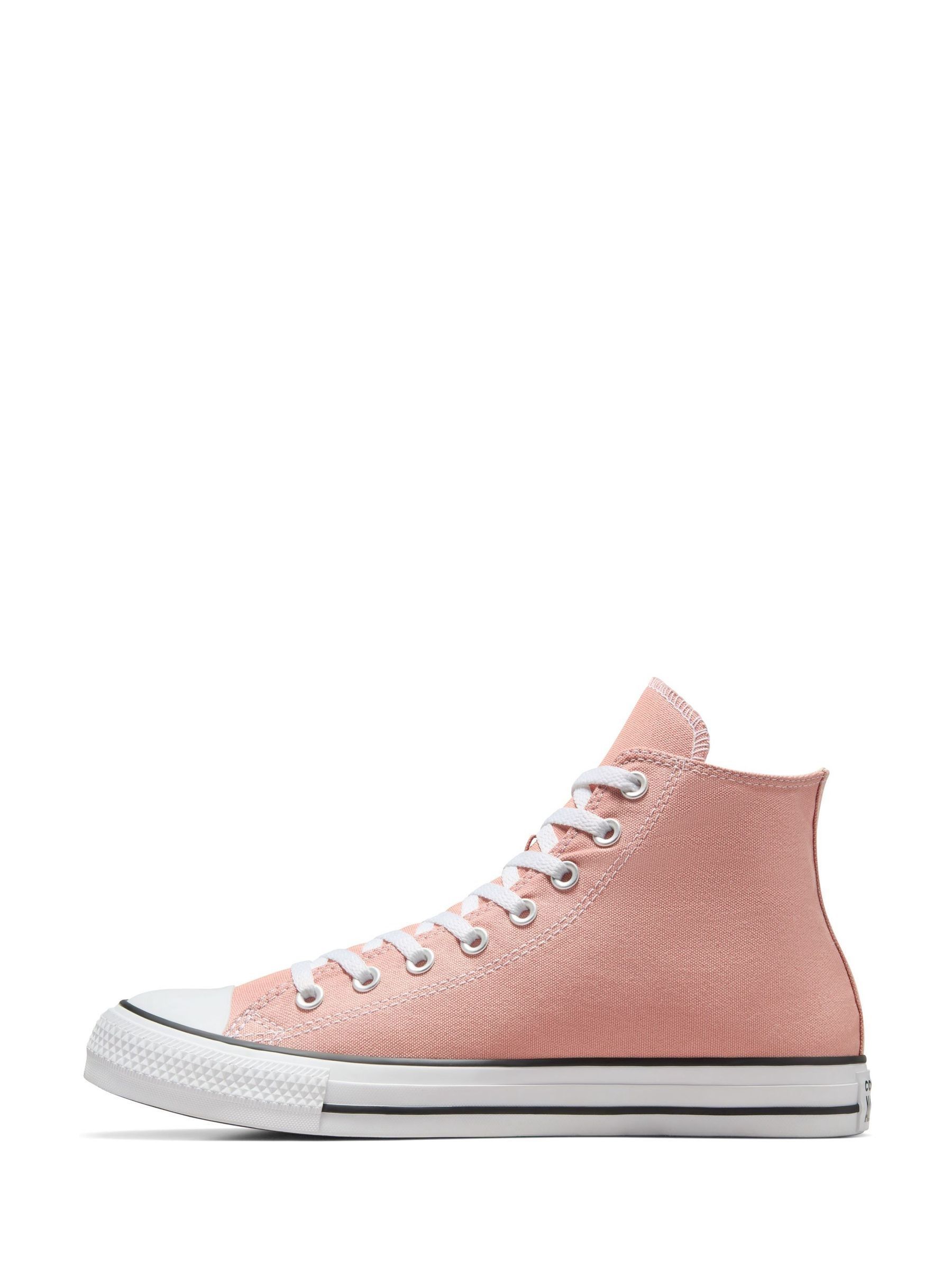 Buy Converse Light Pink Chuck Taylor All Star High Trainers from the ...
