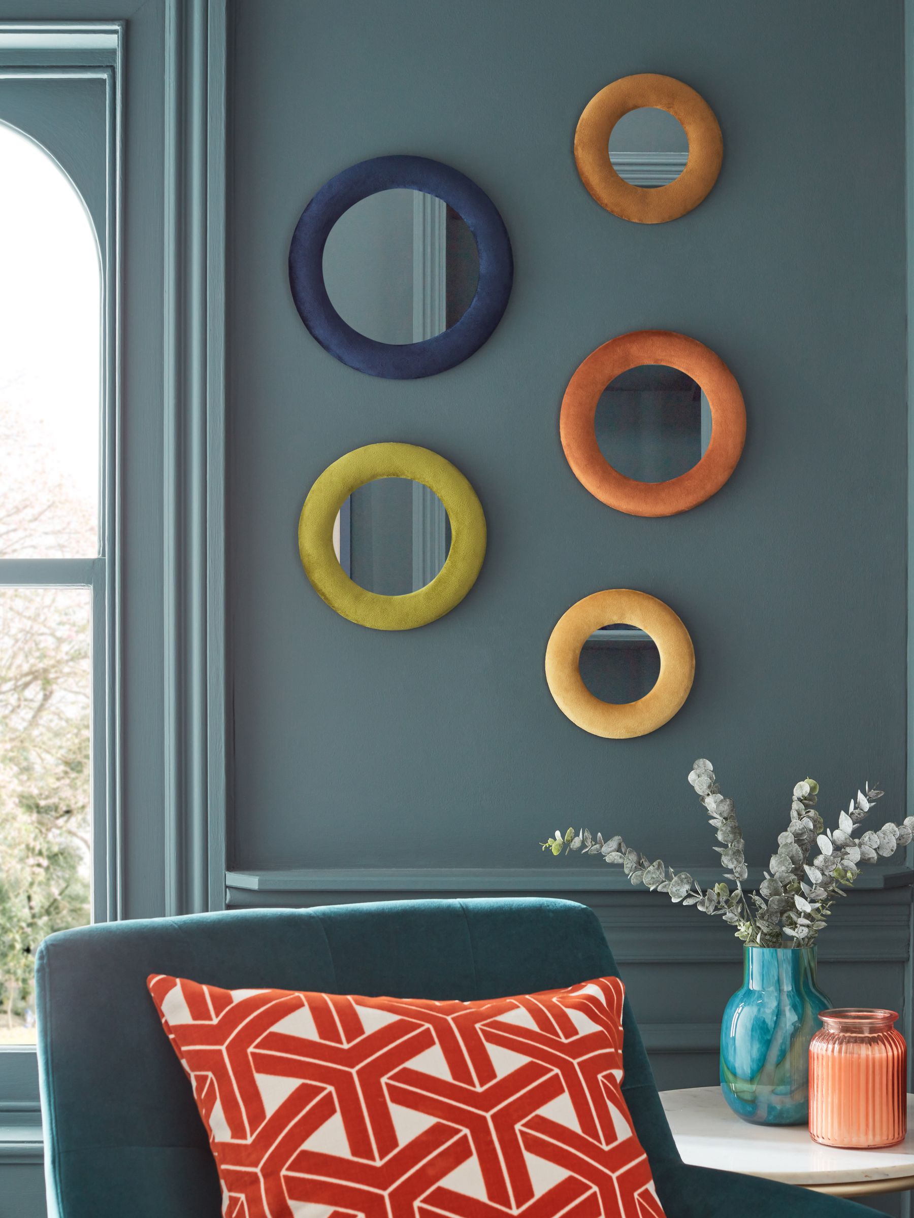 Buy Set of 5 Multi Round Wall Mirrors from the Next UK online shop