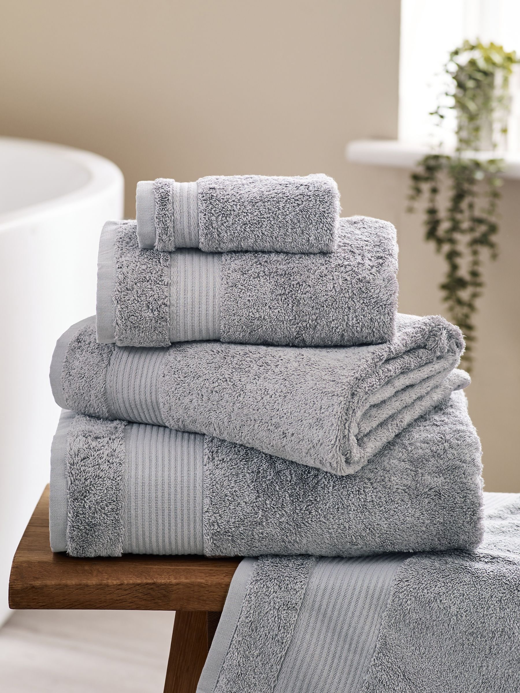 Grey Dove Egyptian Cotton Towel