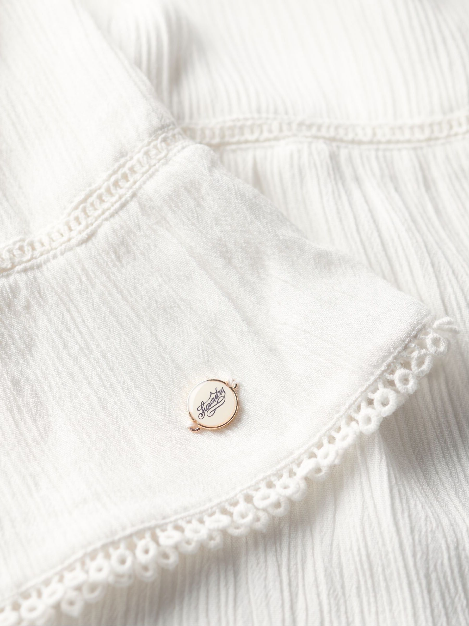 Buy Superdry White 100% Cotton Mini Cami Breach Dress from the Next UK ...
