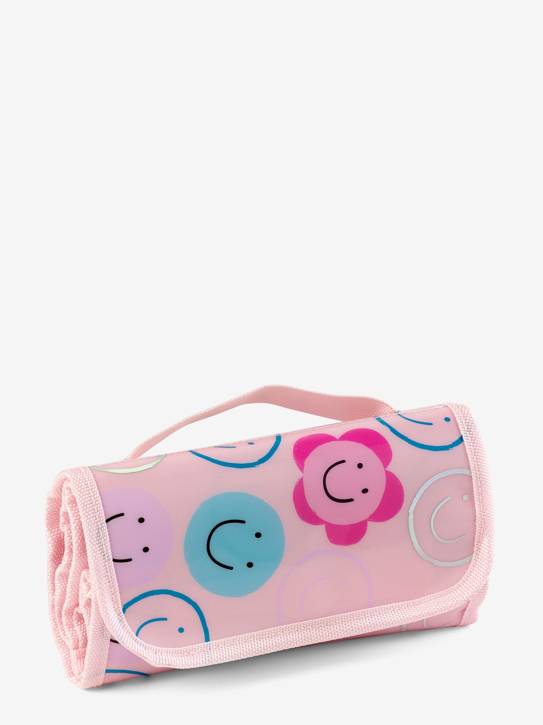 Buy Pink Smiley Faces Filled Fold Up Pencil Case from the Next UK ...