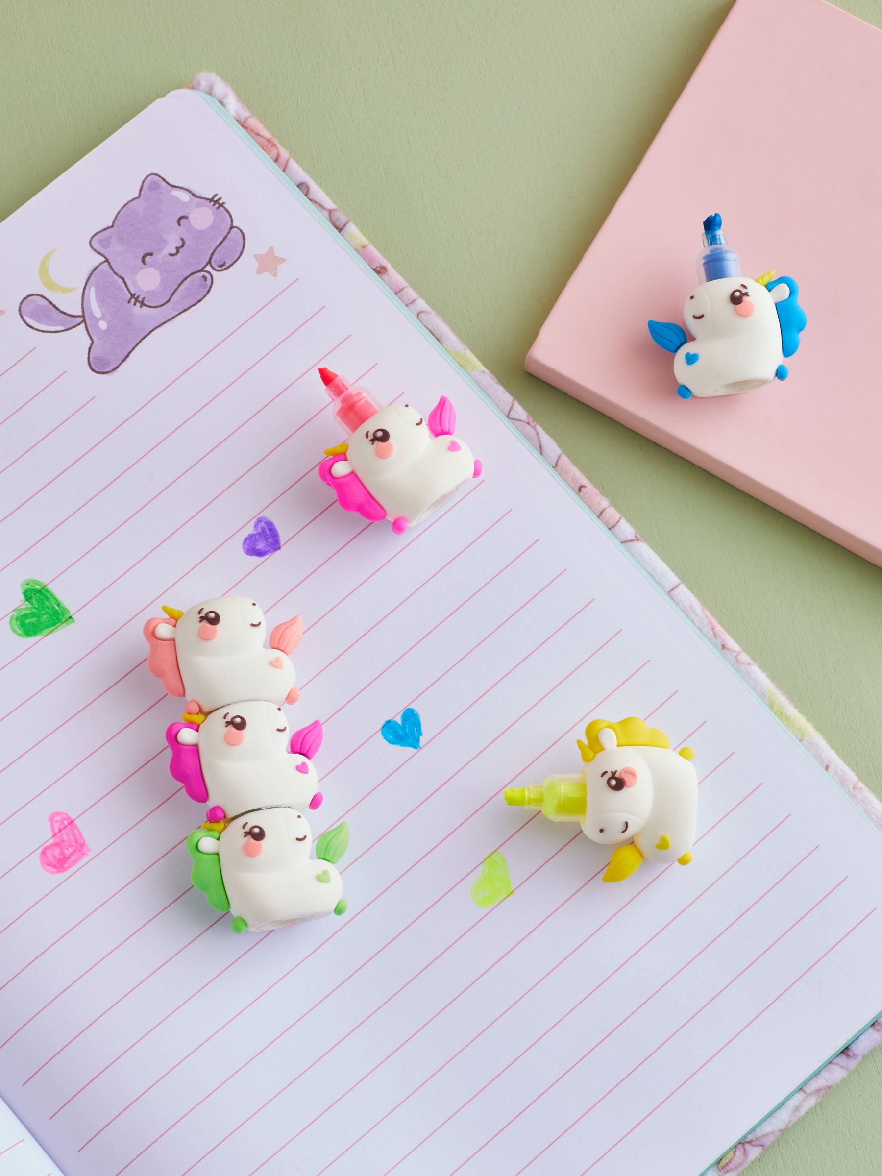 Buy Lilac Purple Kawaii Stacking Highlighter Pens from the Next UK ...