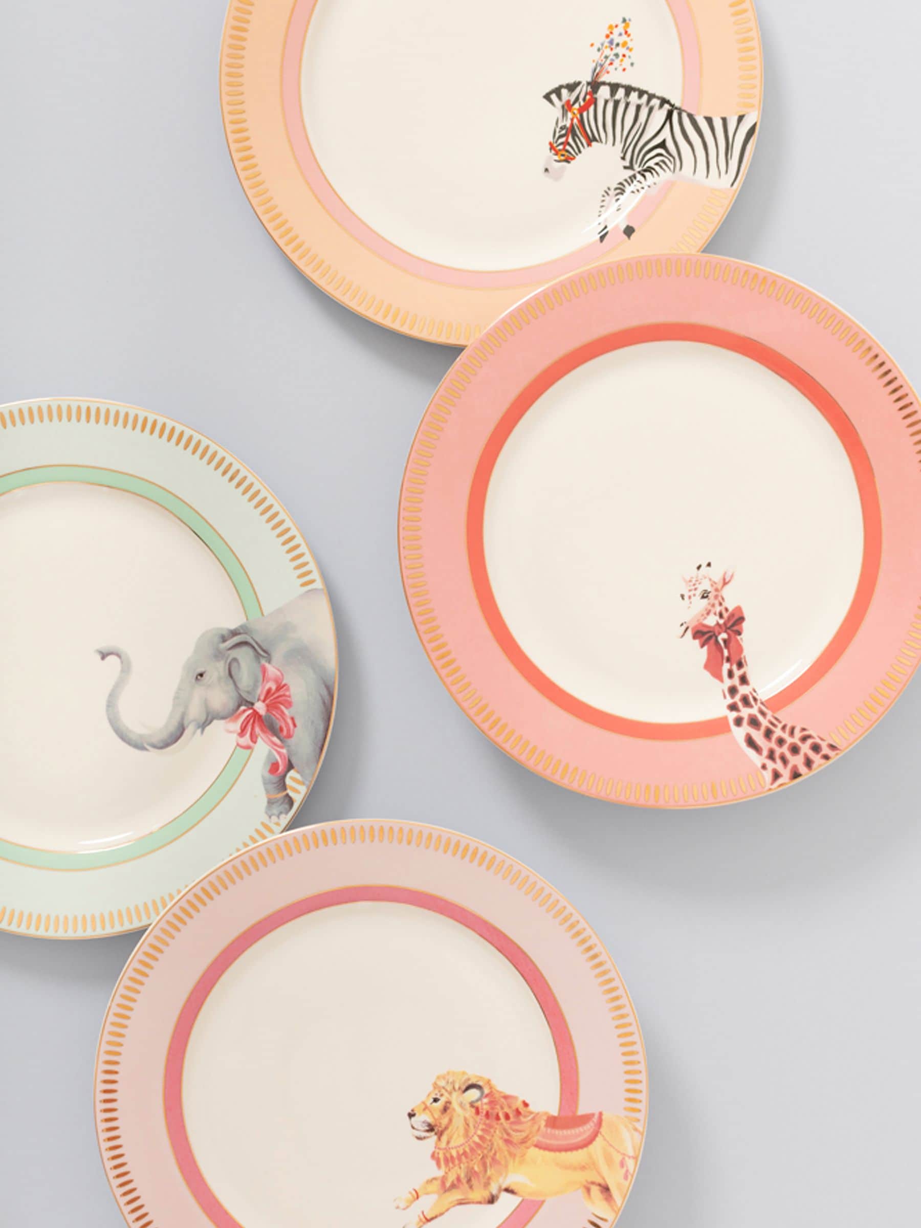 Buy Yvonne Ellen Set of 4 Animal Dinner Plates 26.5Cm from the Next UK ...