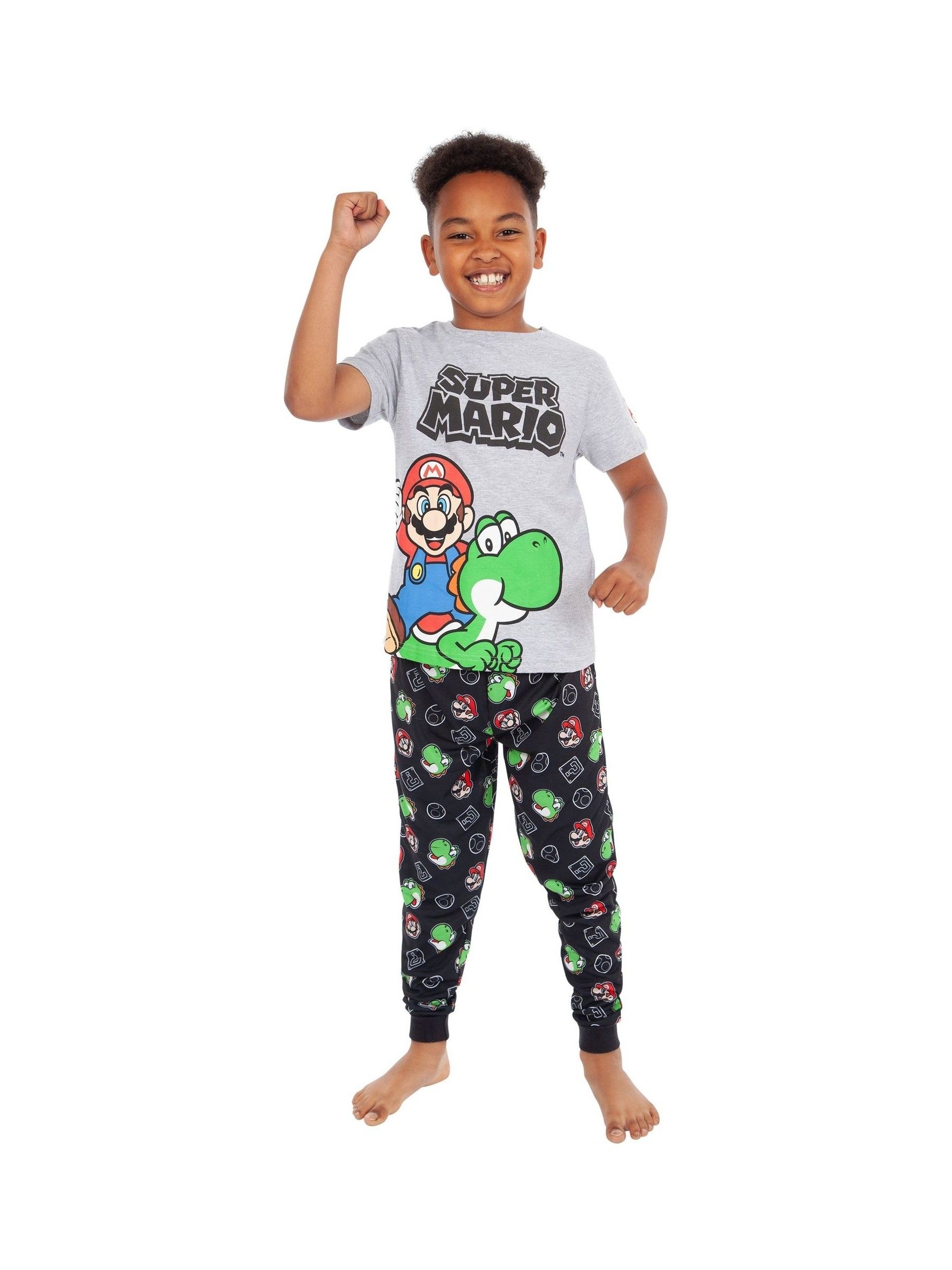 Buy Character Grey Super Mario Pyjamas from the Next UK online shop
