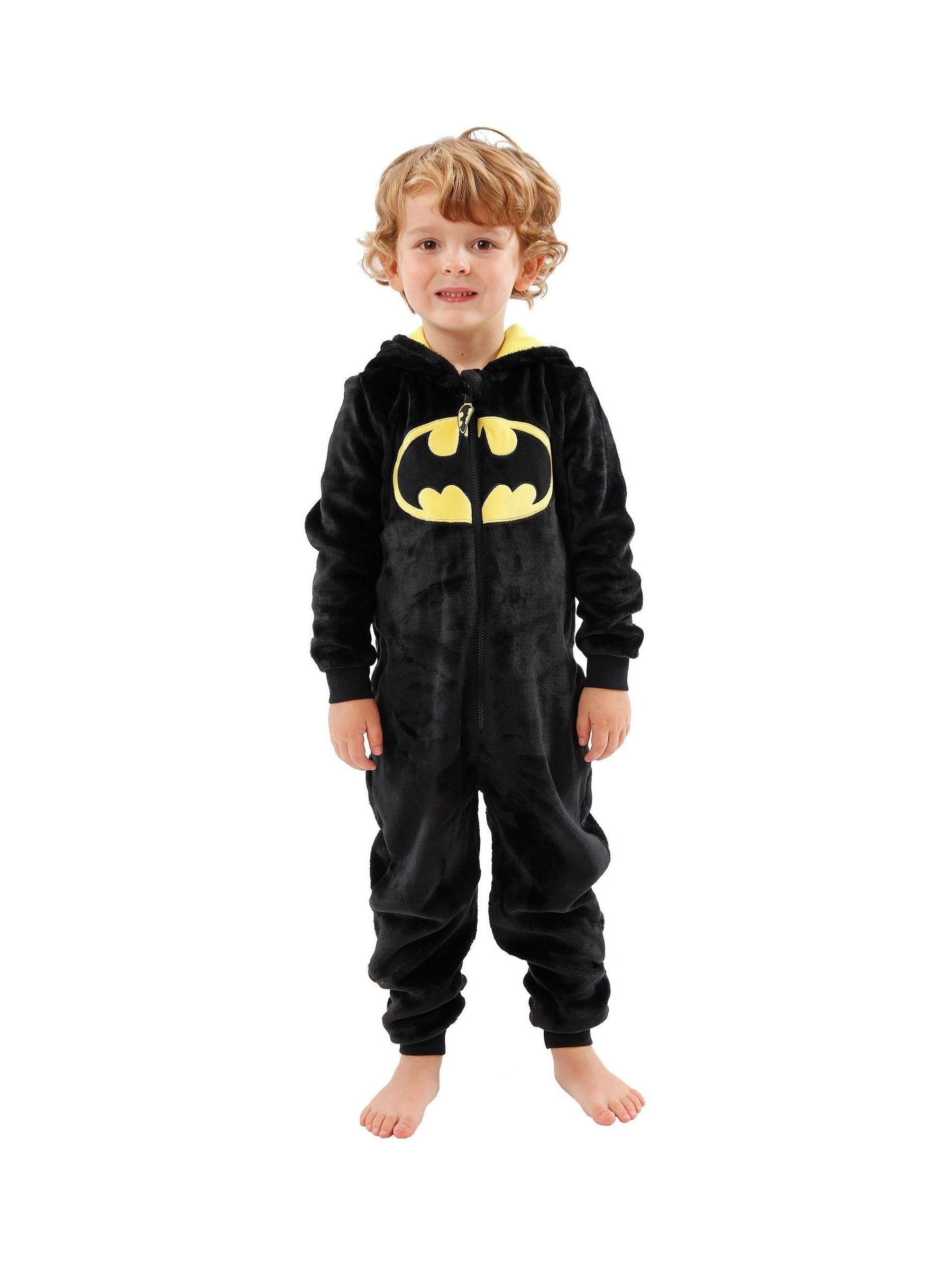 Buy Character Black Batman Batman Fleece All-in-One from the Next UK ...