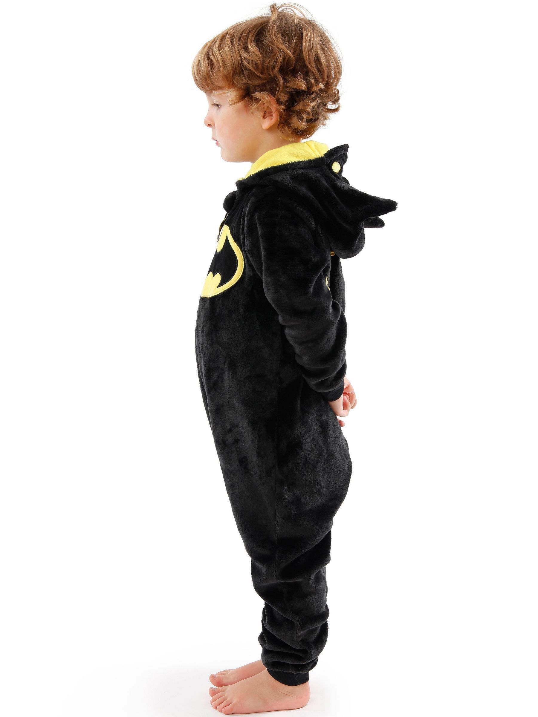 Buy Character Black Batman Batman Fleece All-in-One from the Next UK ...