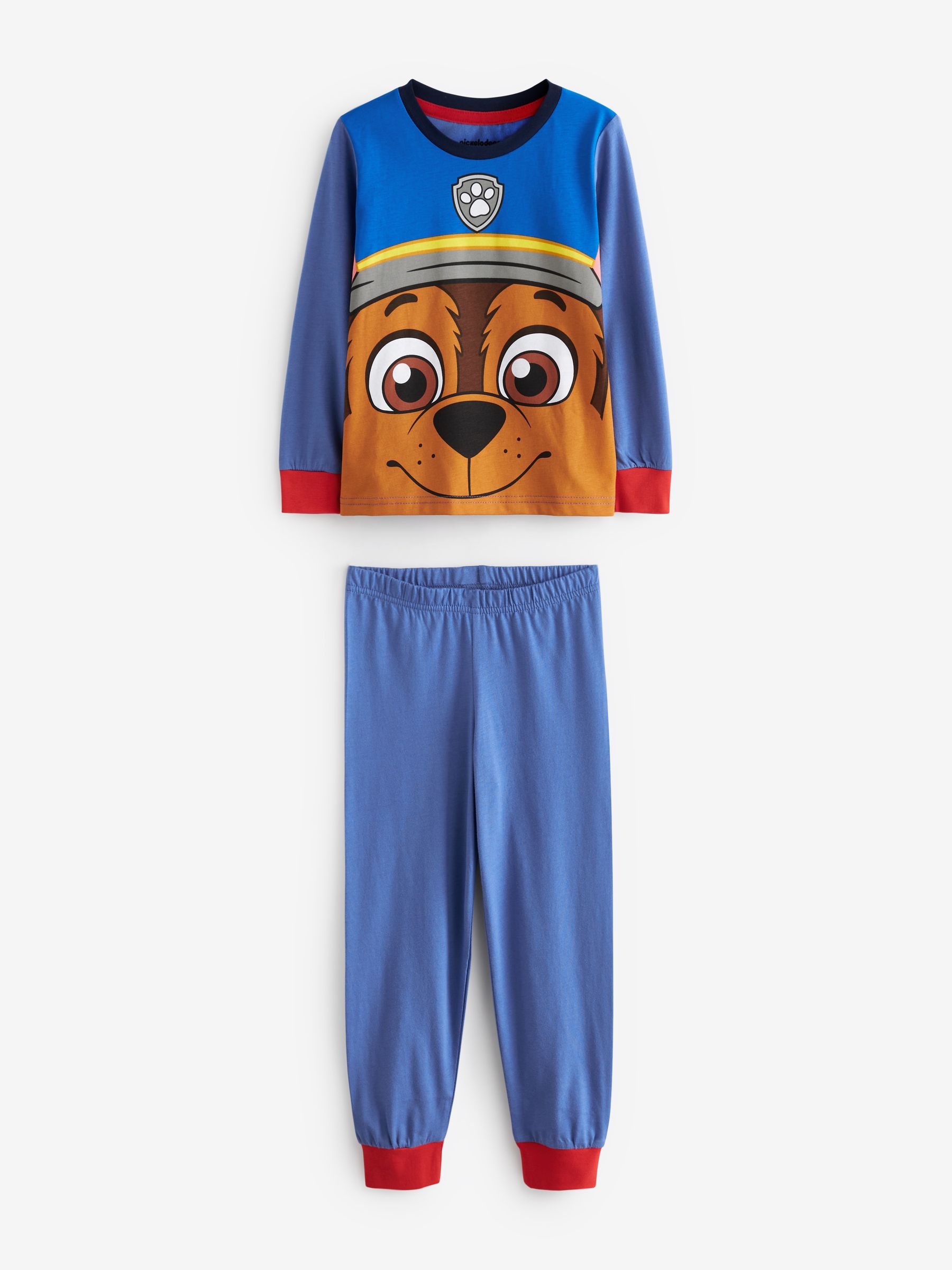Buy Character Blue Paw Patrol 100% Cotton Pyjamas 2 Pack from the Next ...
