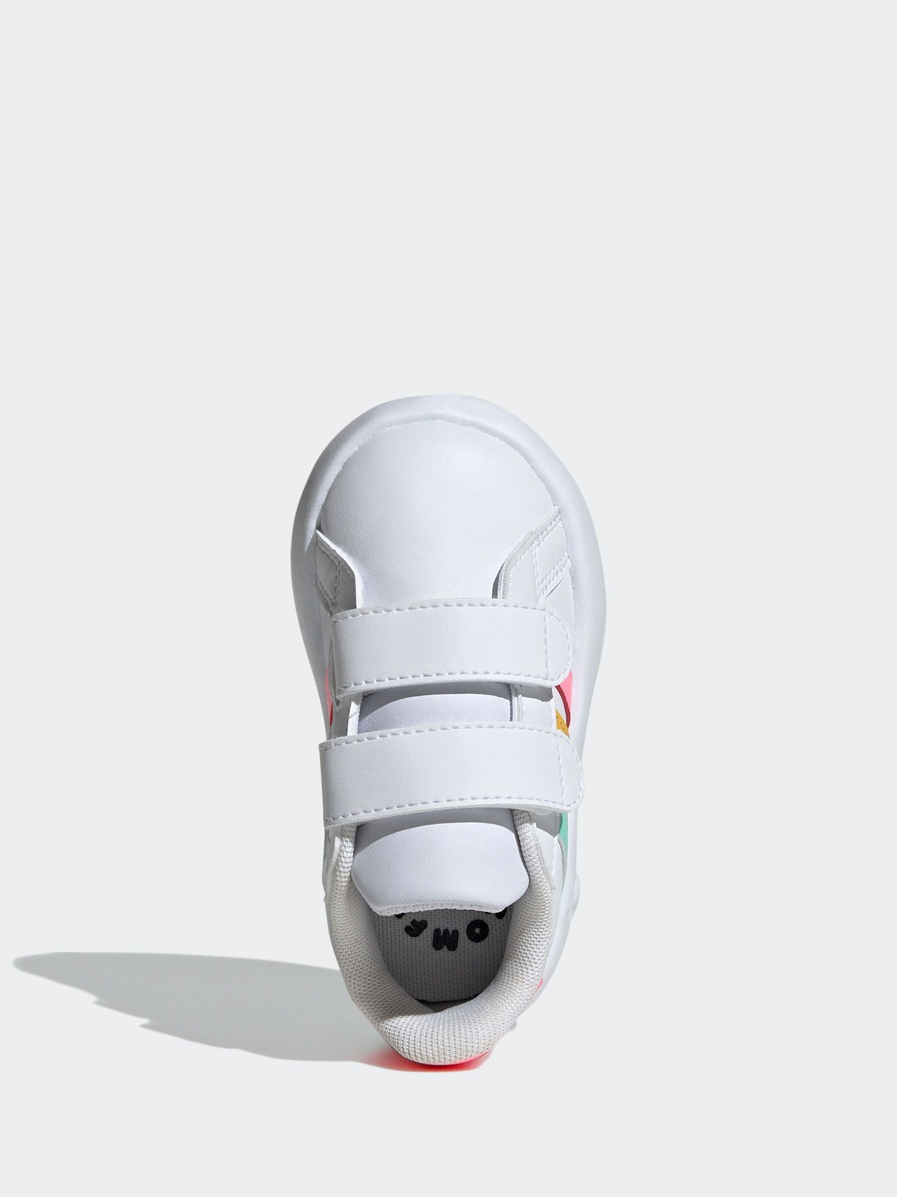 Buy adidas White/Multi Kids Grand Court 2.0 Shoes from the Next UK ...