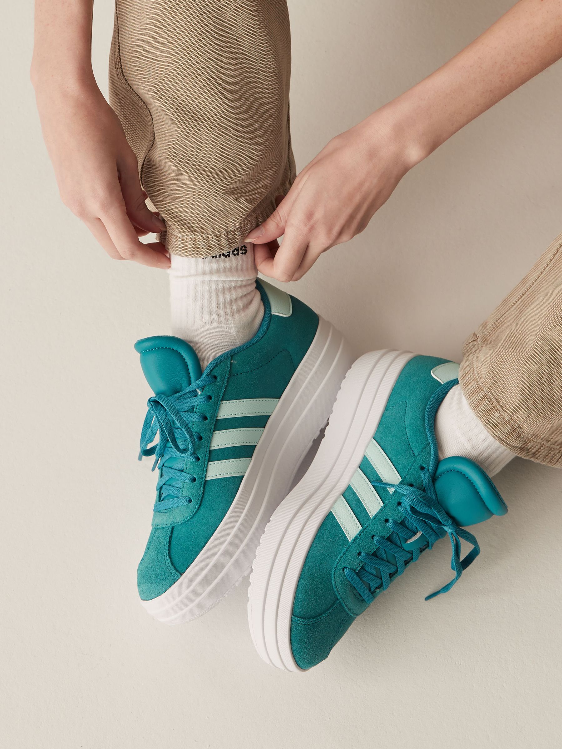 Buy adidas Blue/White VL Court Bold Trainers from the Next UK online shop