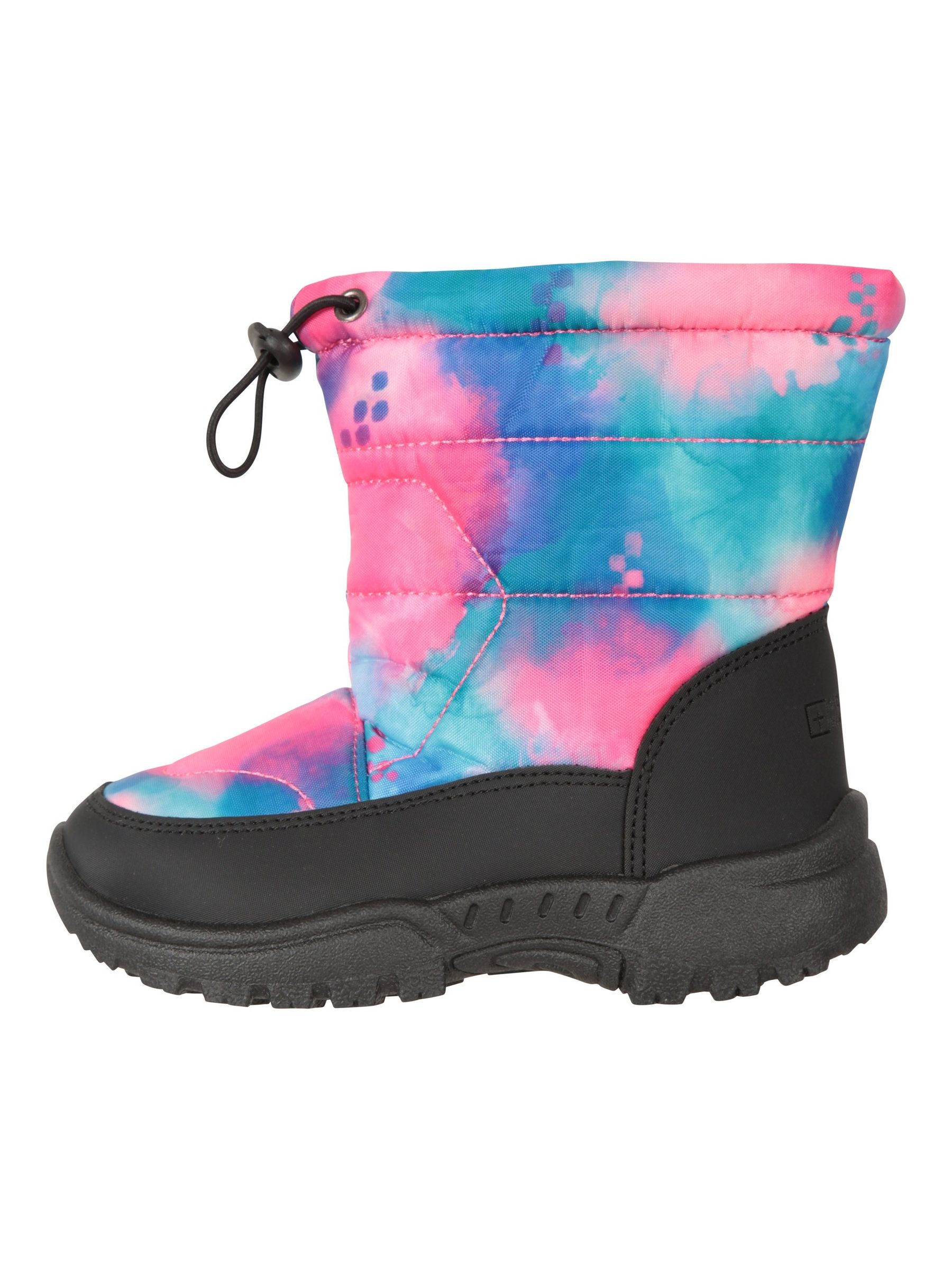 Buy Mountain Warehouse Light Pink Caribou Printed Snow Boots from the ...
