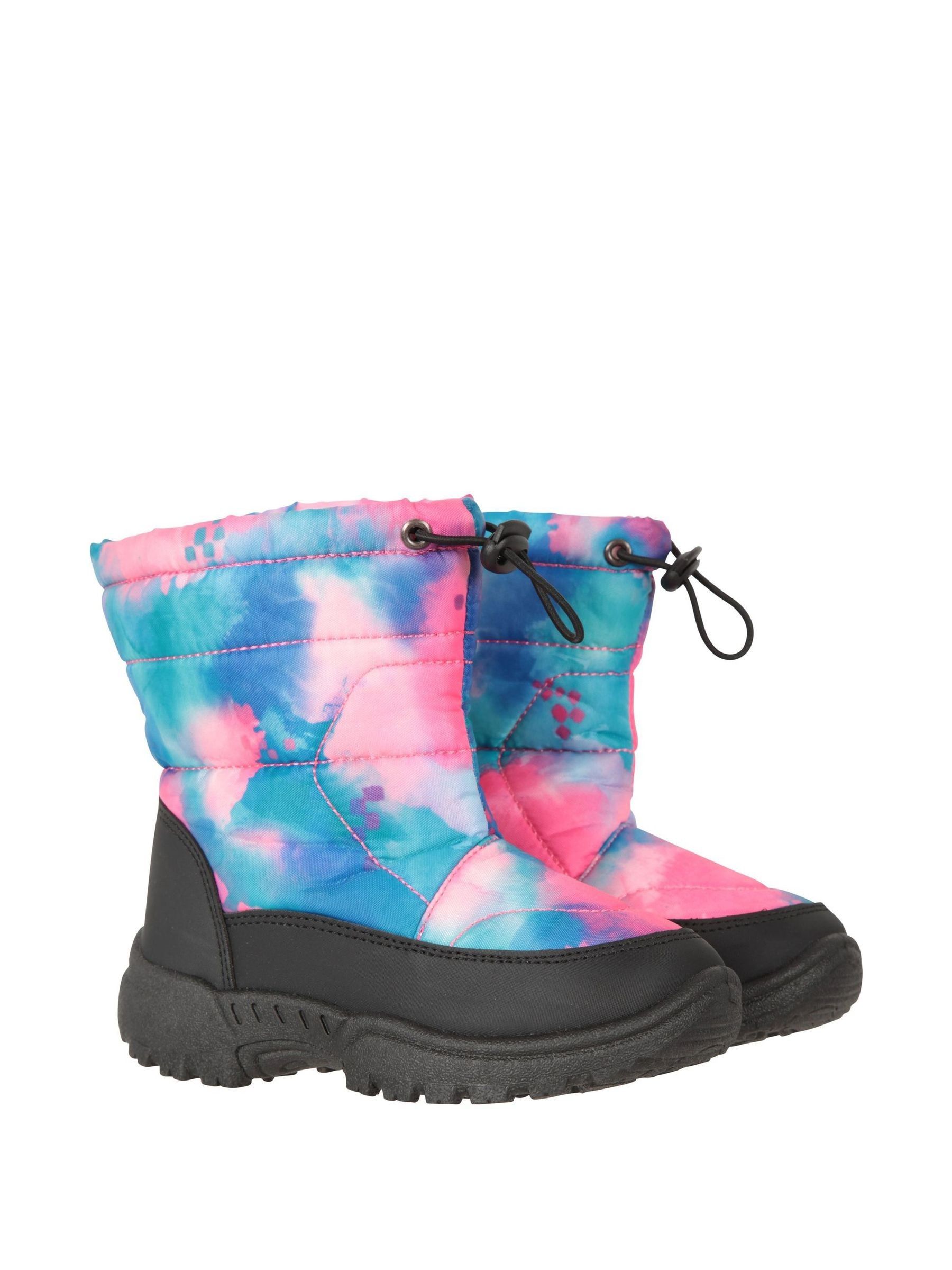 Buy Mountain Warehouse Light Pink Caribou Printed Snow Boots from the ...