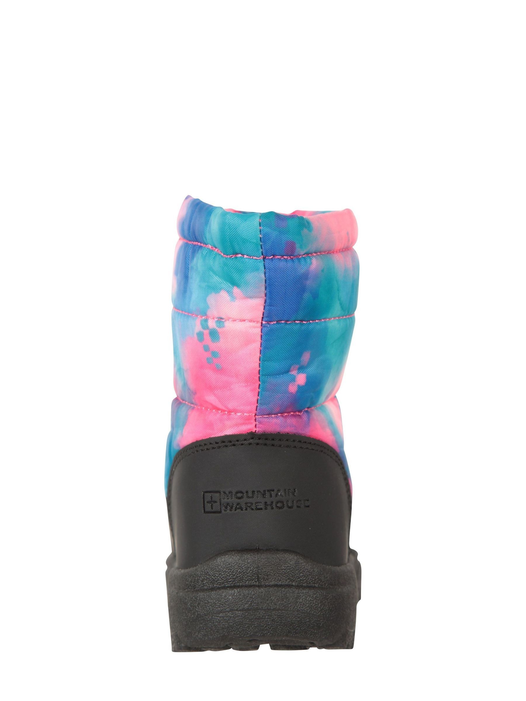 Buy Mountain Warehouse Light Pink Caribou Printed Snow Boots from the ...