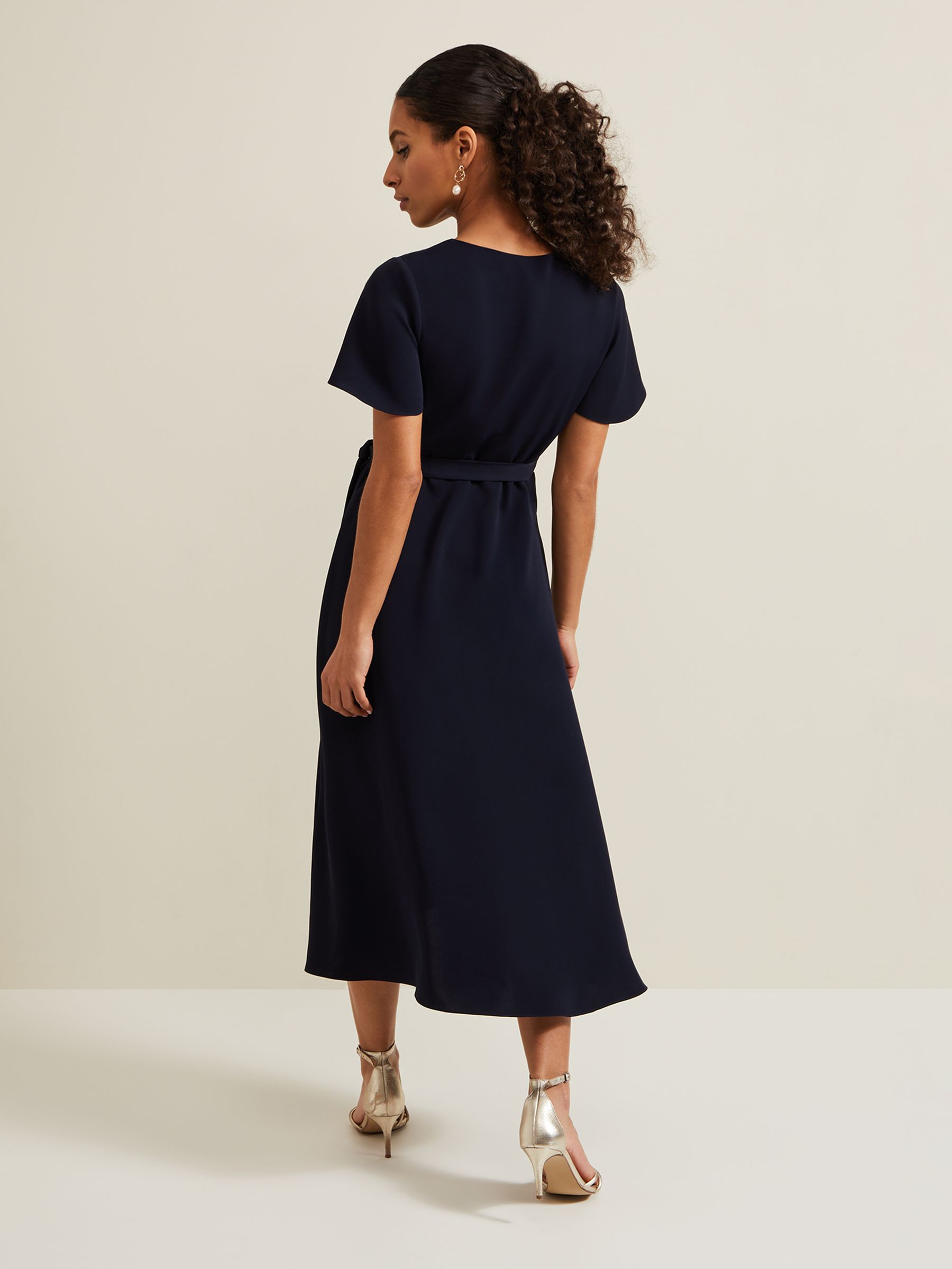 Buy Phase Eight Blue Petite Julissa Wrap Dress from Next Ireland