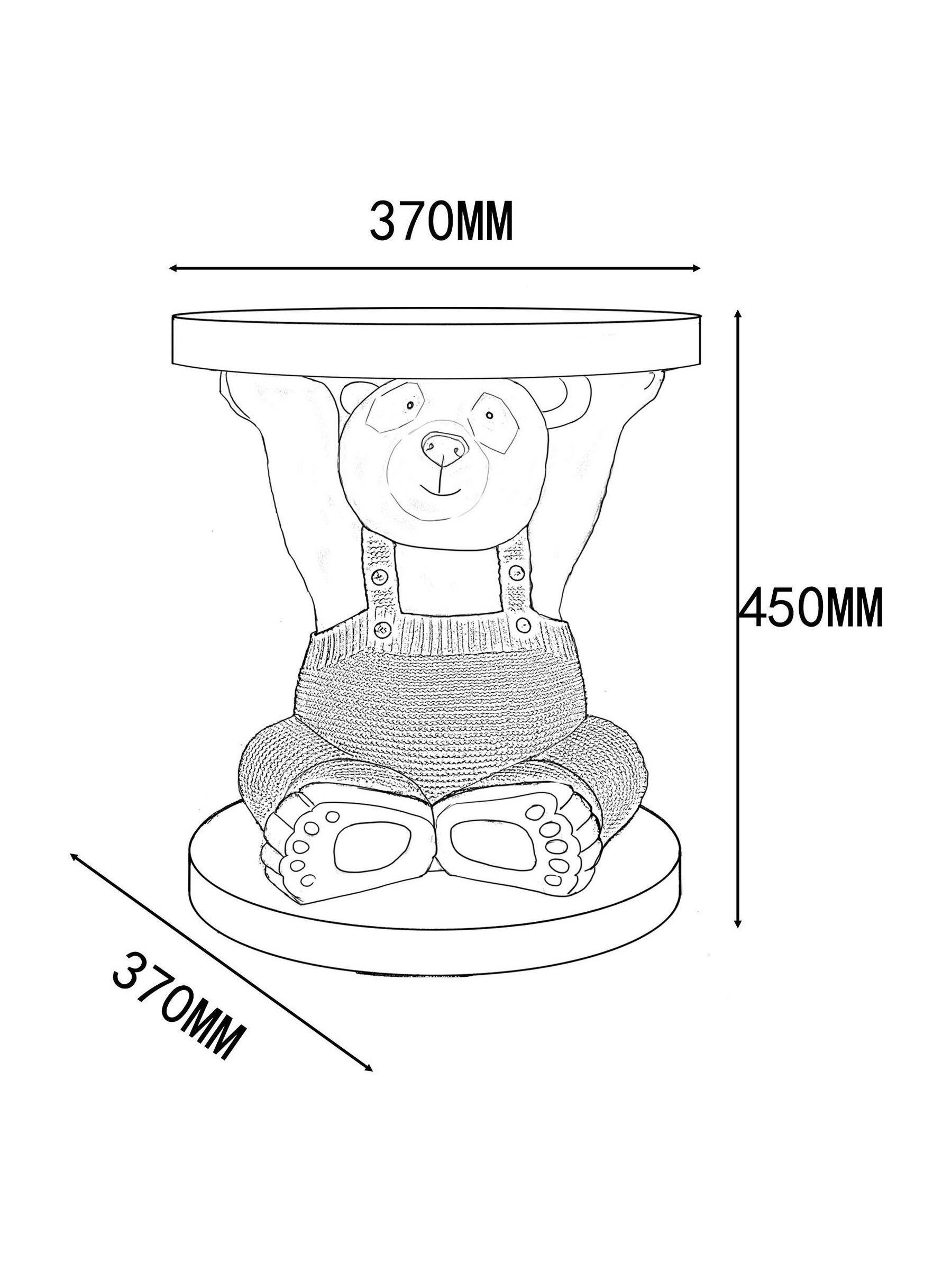Buy Natural Bertie Bear Kids Bedside Table from the Next UK online shop