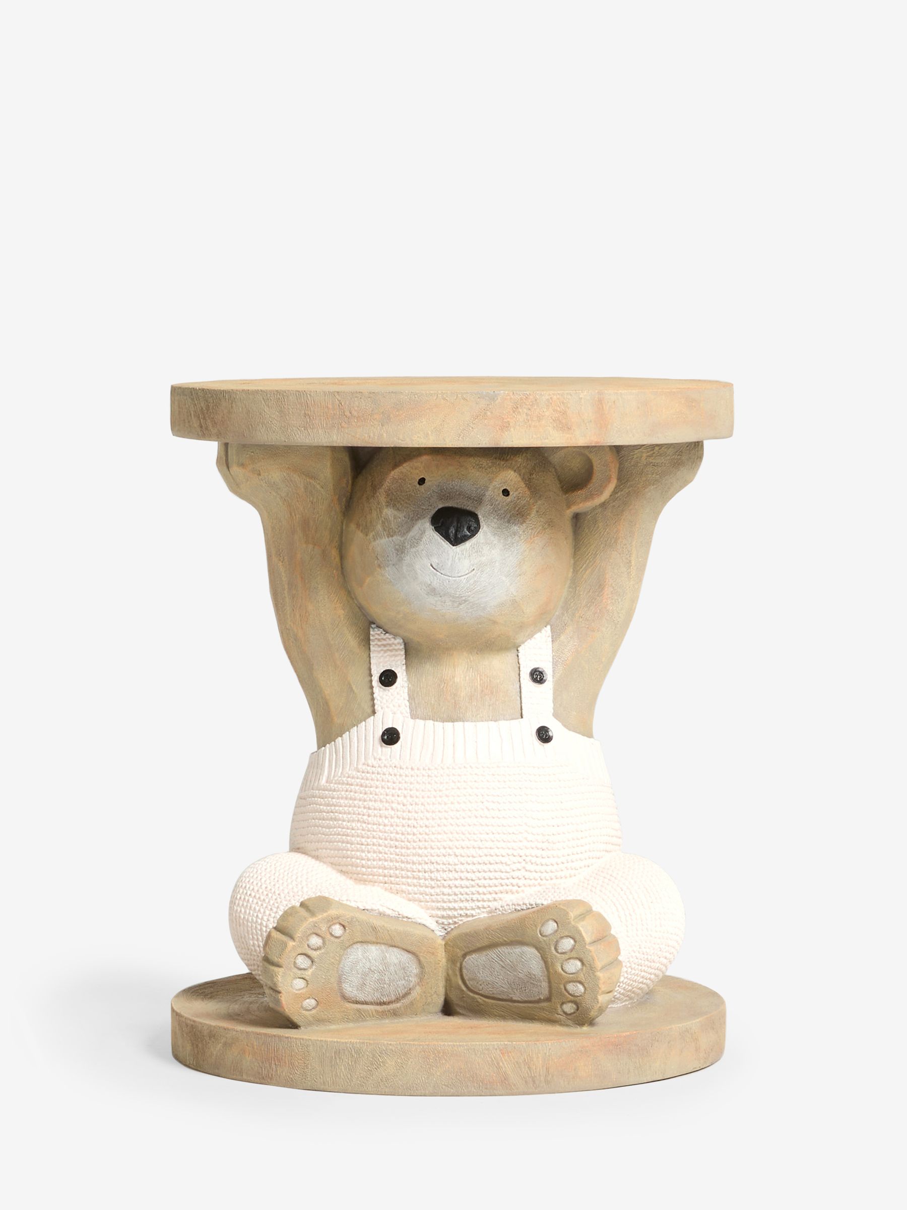 Buy Natural Bertie Bear Kids Bedside Table from the Next UK online shop