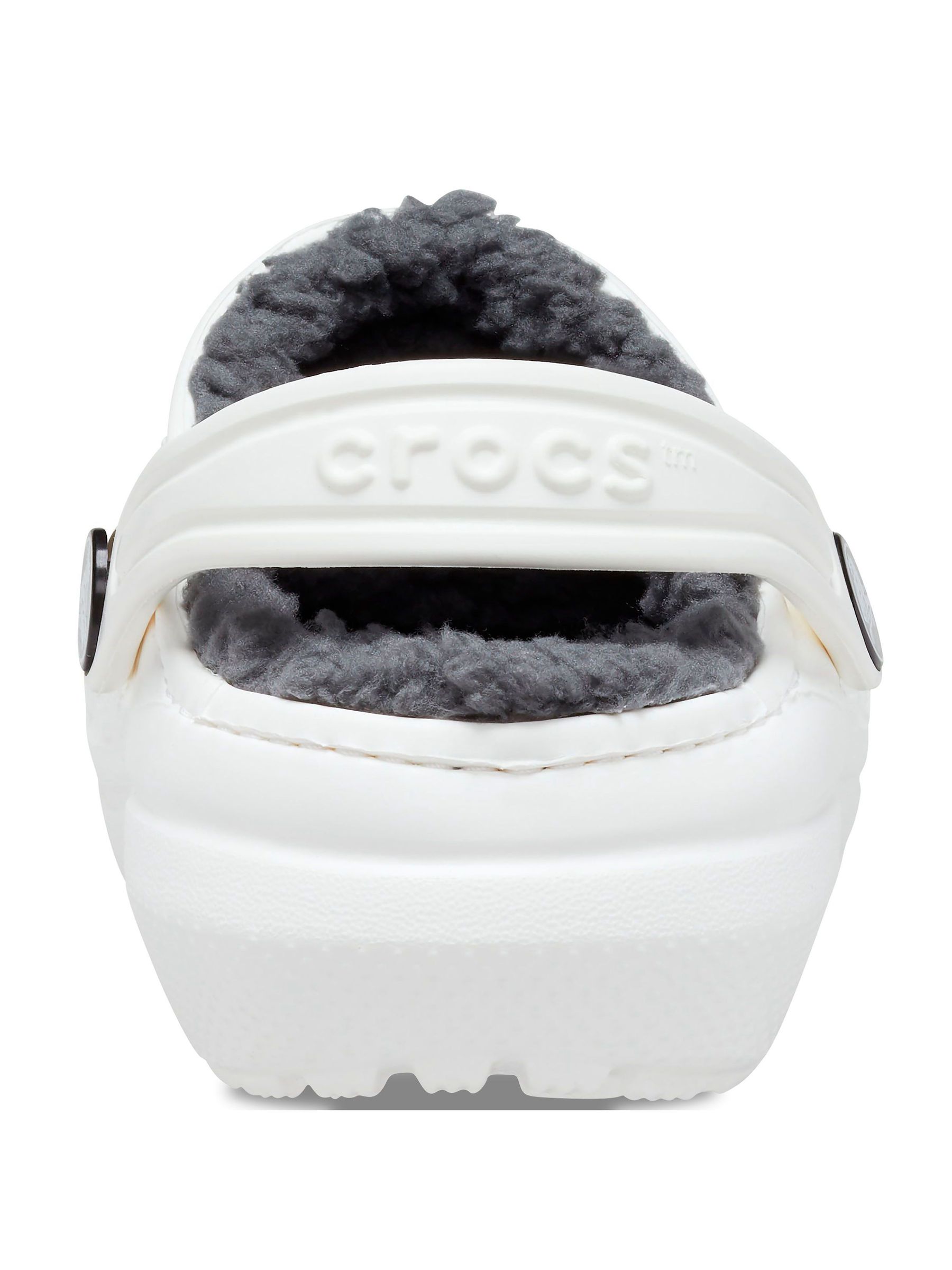 Buy Crocs White Fluffy Kids Lined Clogs from the Next UK online shop
