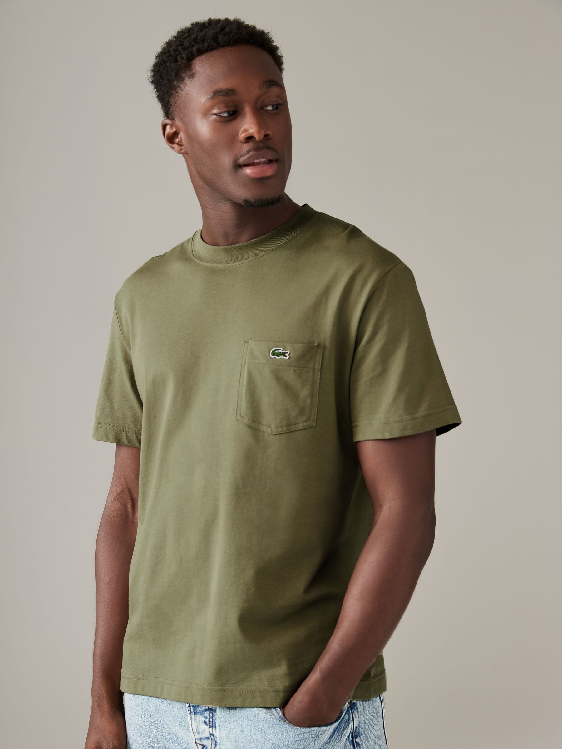 Lacoste pocket tee store