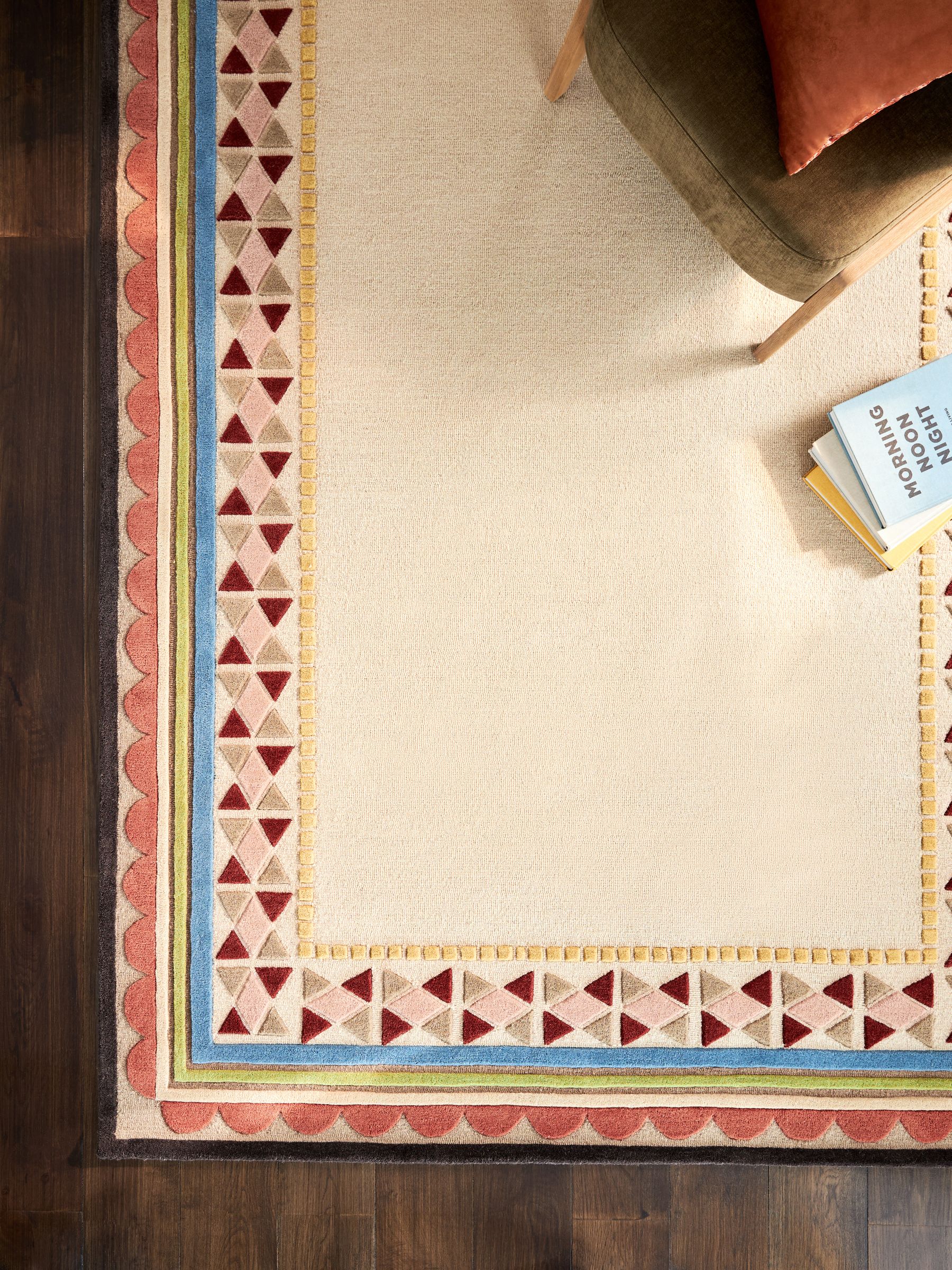 Buy Natural Chester Border Rug from the Next UK online shop