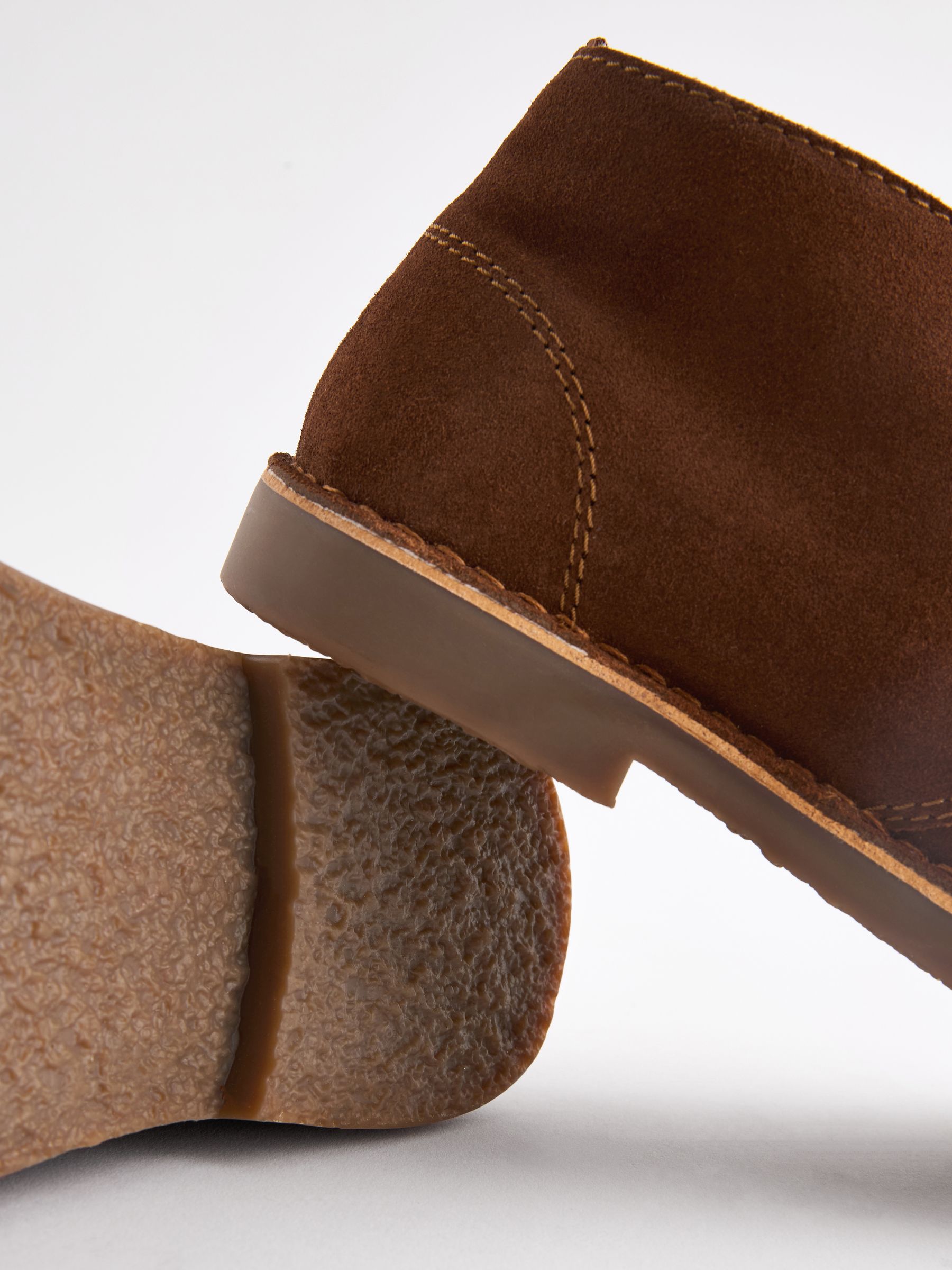 Buy Tan Brown Borg Lined Desert Boots from the Next UK online shop