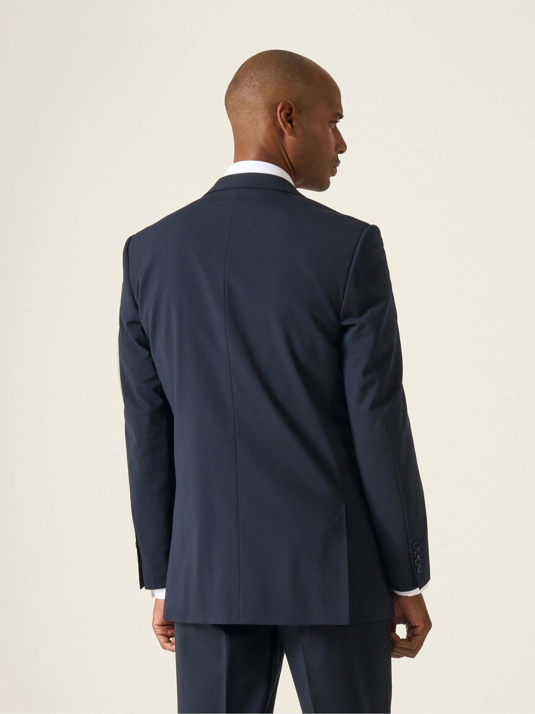 Buy Skopes Navy Blue Wool Rich Darwin Suit Jacket from the Next UK ...