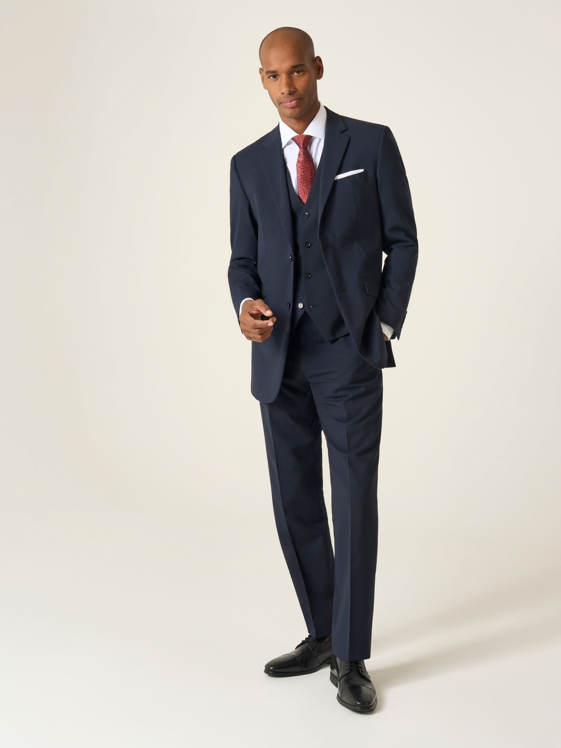 Buy Skopes Navy Blue Wool Rich Darwin Suit Jacket from the Next UK ...